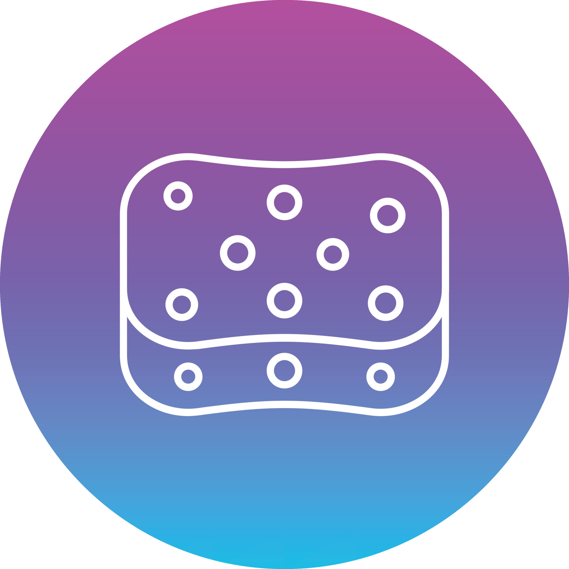 Sponge Gradient Circle Line Inverted Icon 12633418 Vector Art At Vecteezy