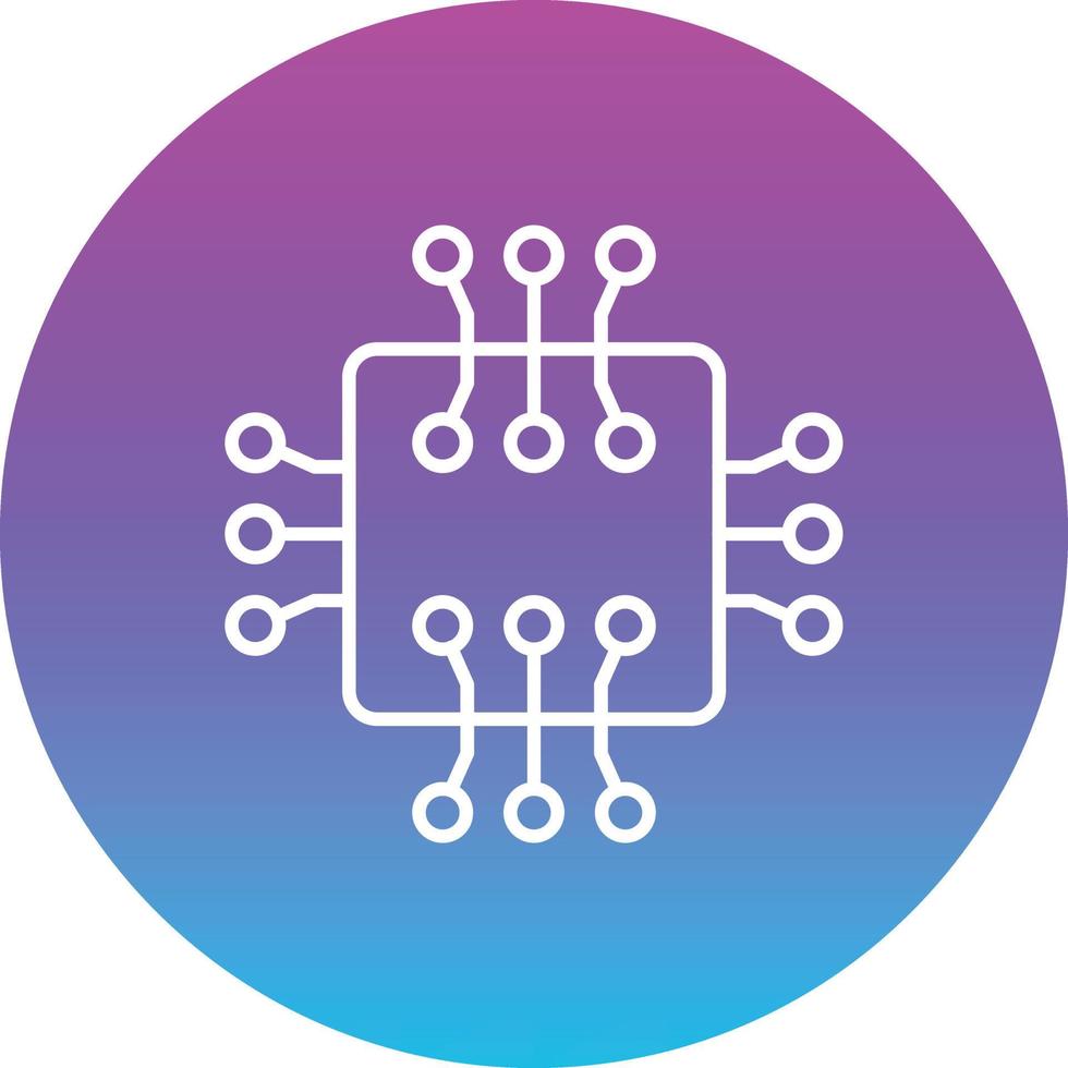 Microchip Gradient Circle Line Inverted Icon 12633678 Vector Art at ... Microchip Gradient Circle Line Inverted Icon 12633678 Vector Art at ...