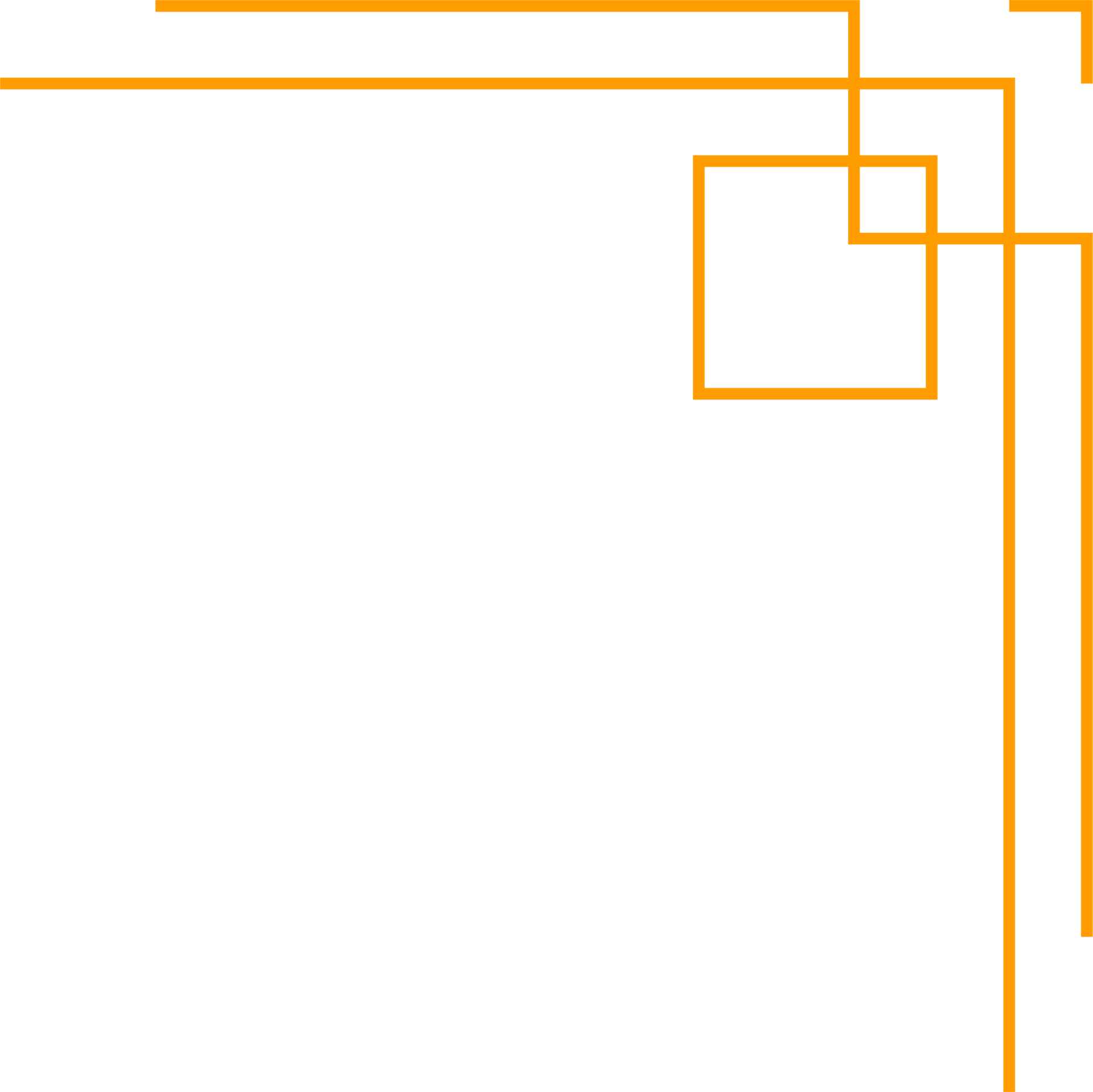 Corner Frame Art Deco Outline Stroke In Golden Color For Classy And