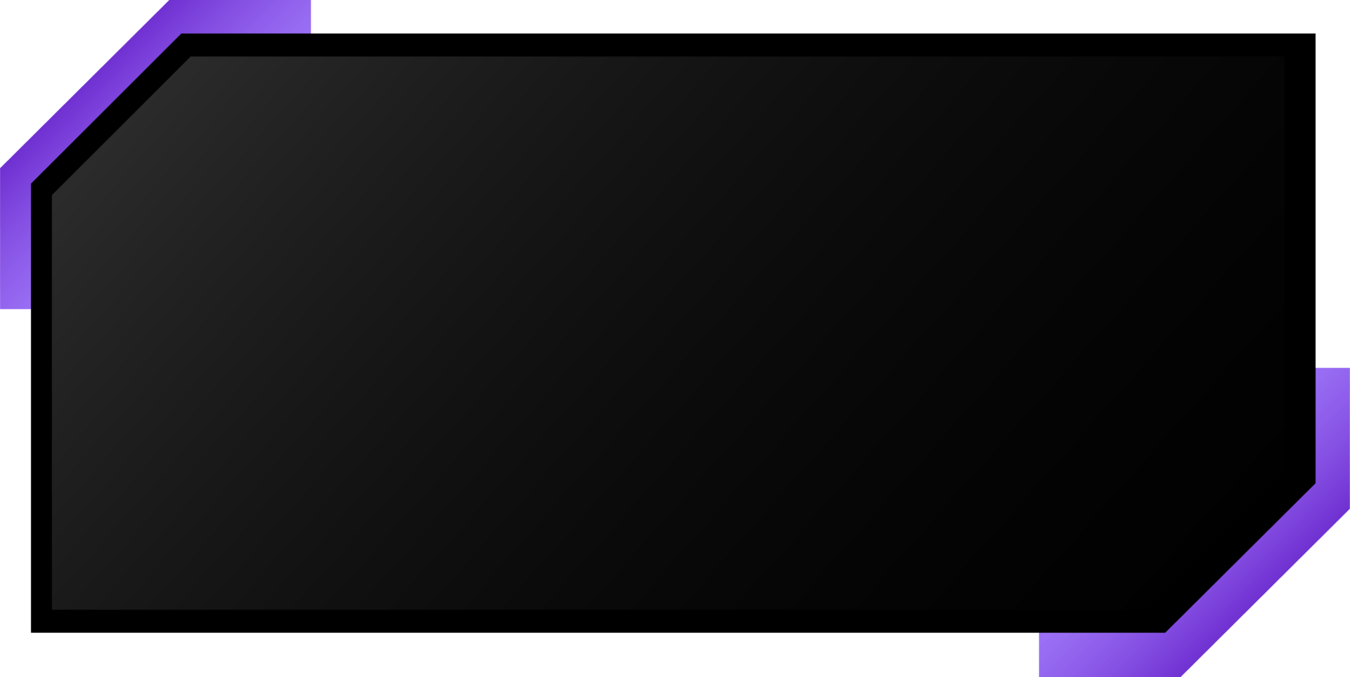 Futuristic Gaming Overlay Png For Screen Panels With