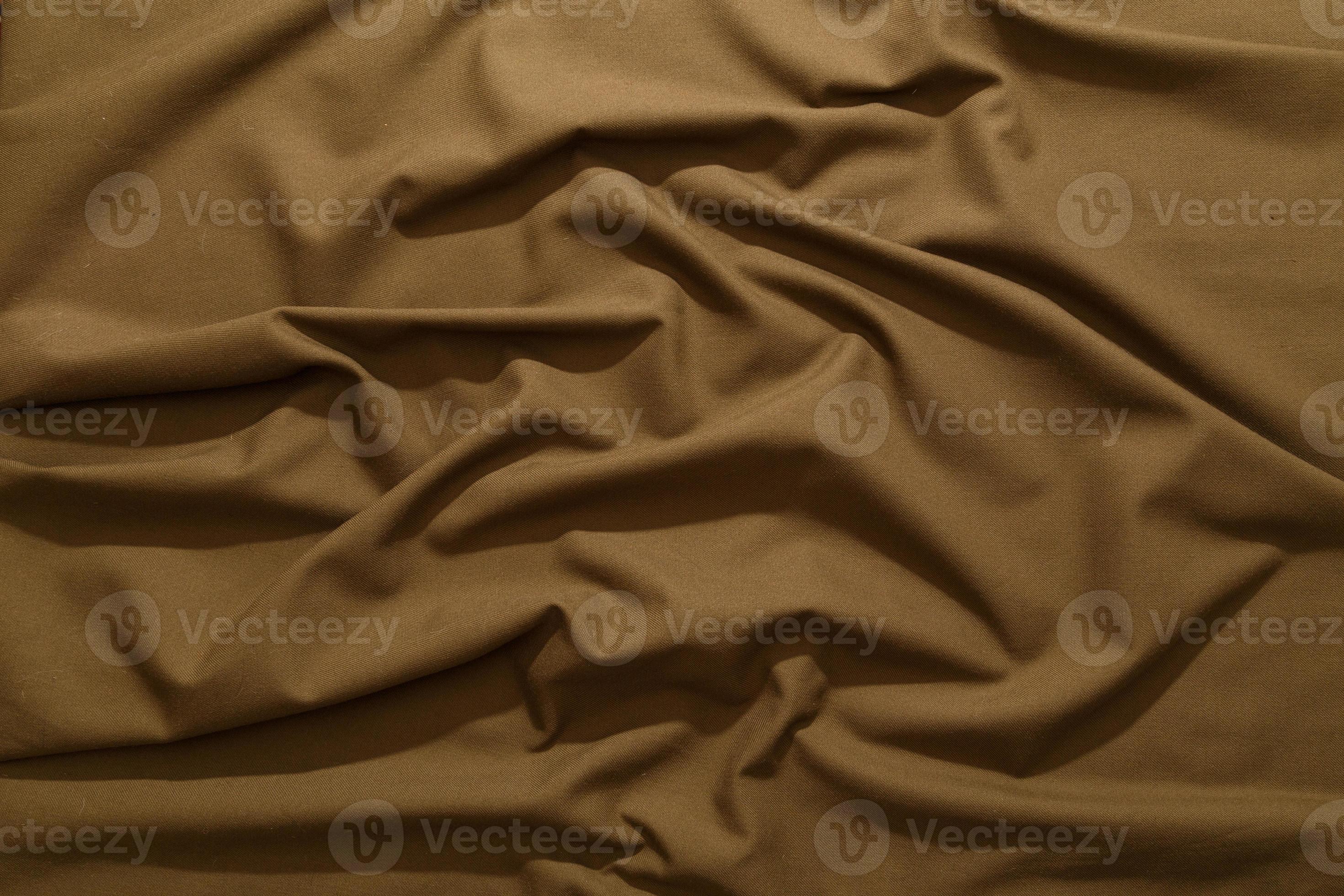 crumpled khaki tan crumpled tan khaki canvas fabric - full frame background and texture 12639604 ...