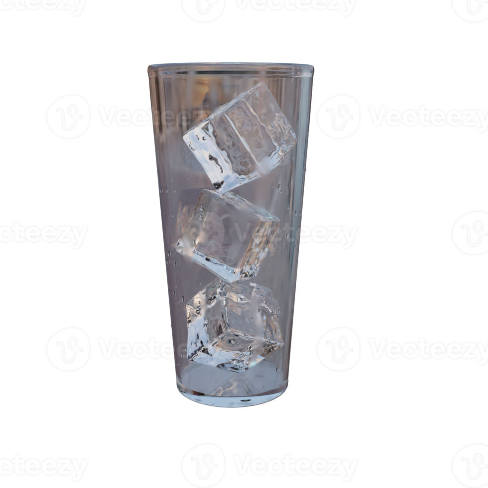 Ice In A Glass 12658442 Png