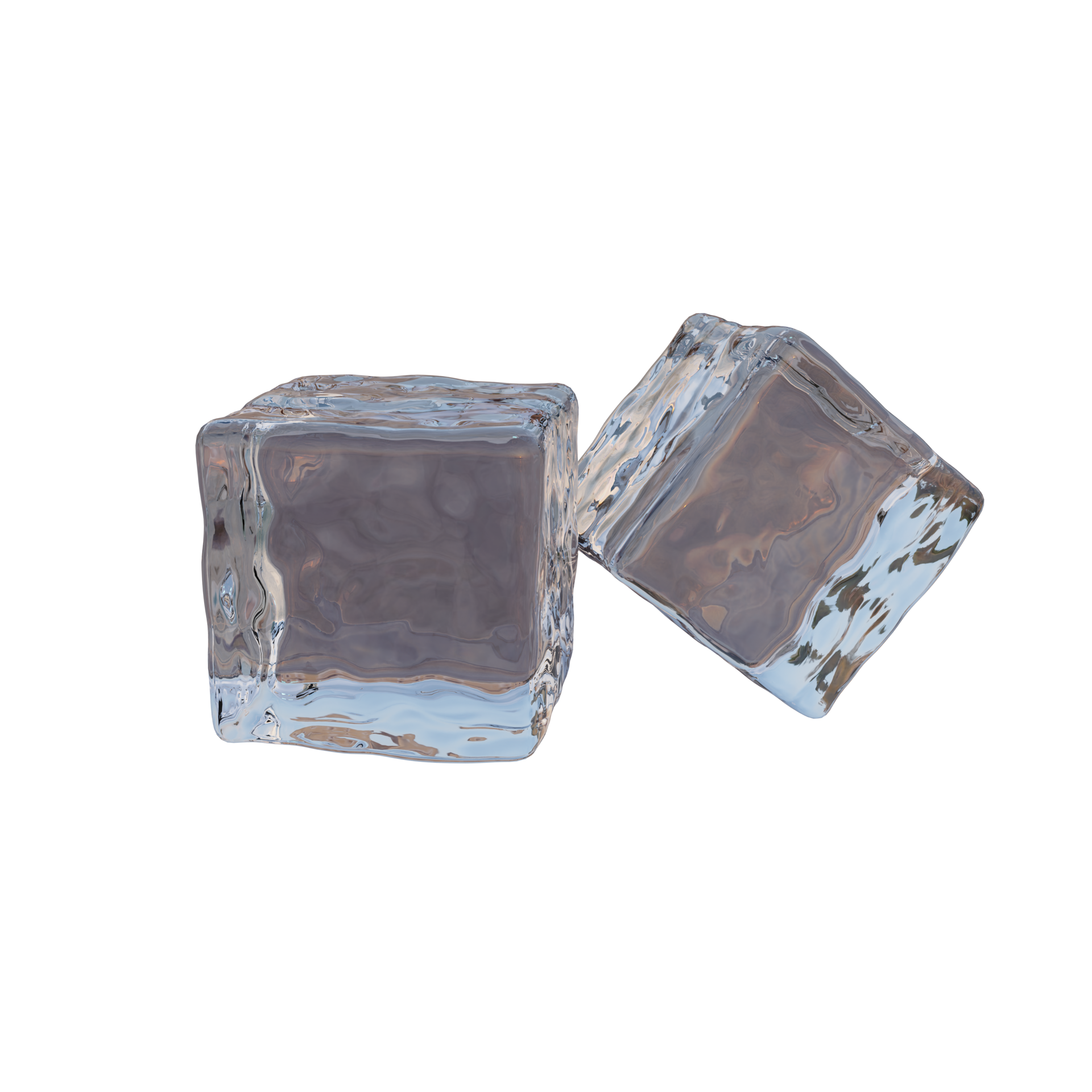 Two Ice Cubes 12658462 PNG two-ice-cubes-12658462-png