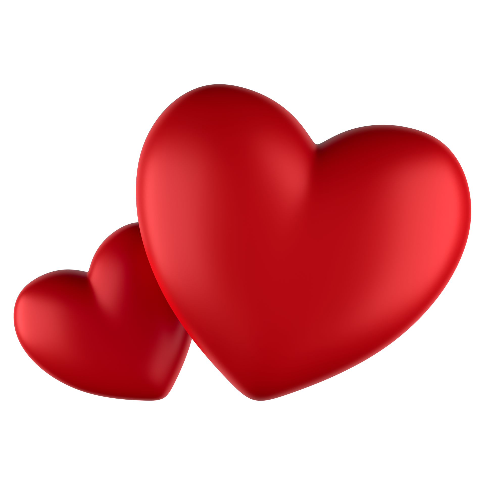 Two Heart 3d 12658602 Png