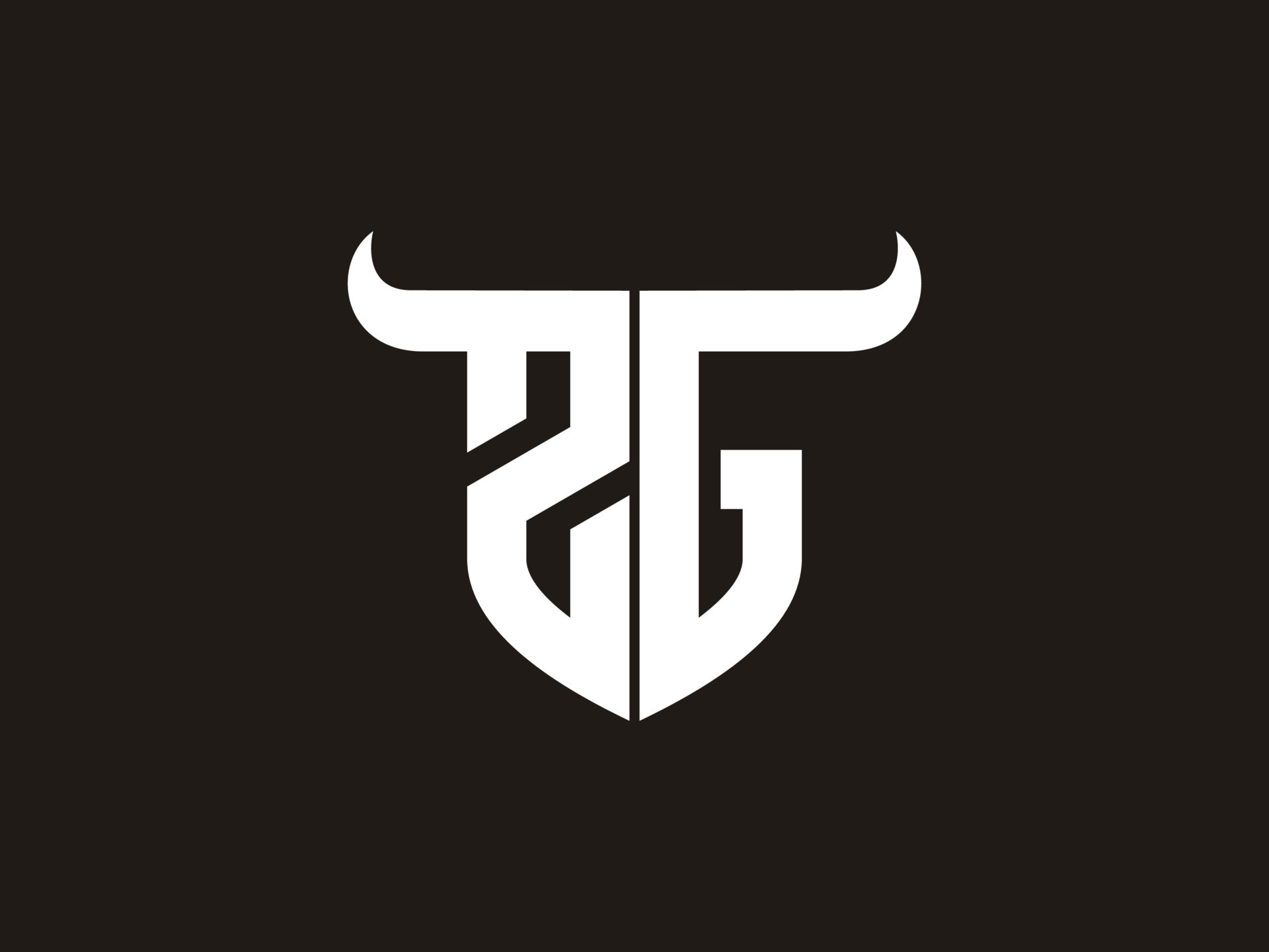 Initial ZG Bull Logo Design. 12661166 Vector Art at Vecteezy Initial ZG Bull Logo Design. 12661166 Vector Art at Vecteezy