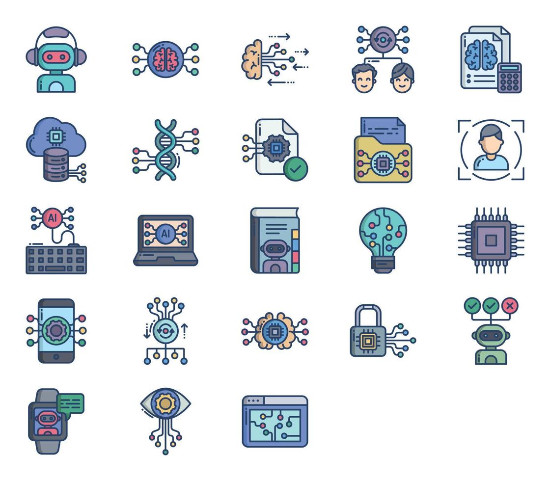 conjunto de iconos de inteligencia artificial 12664110 Vector en Vecteezy conjunto de iconos de inteligencia artificial 12664110 Vector en Vecteezy