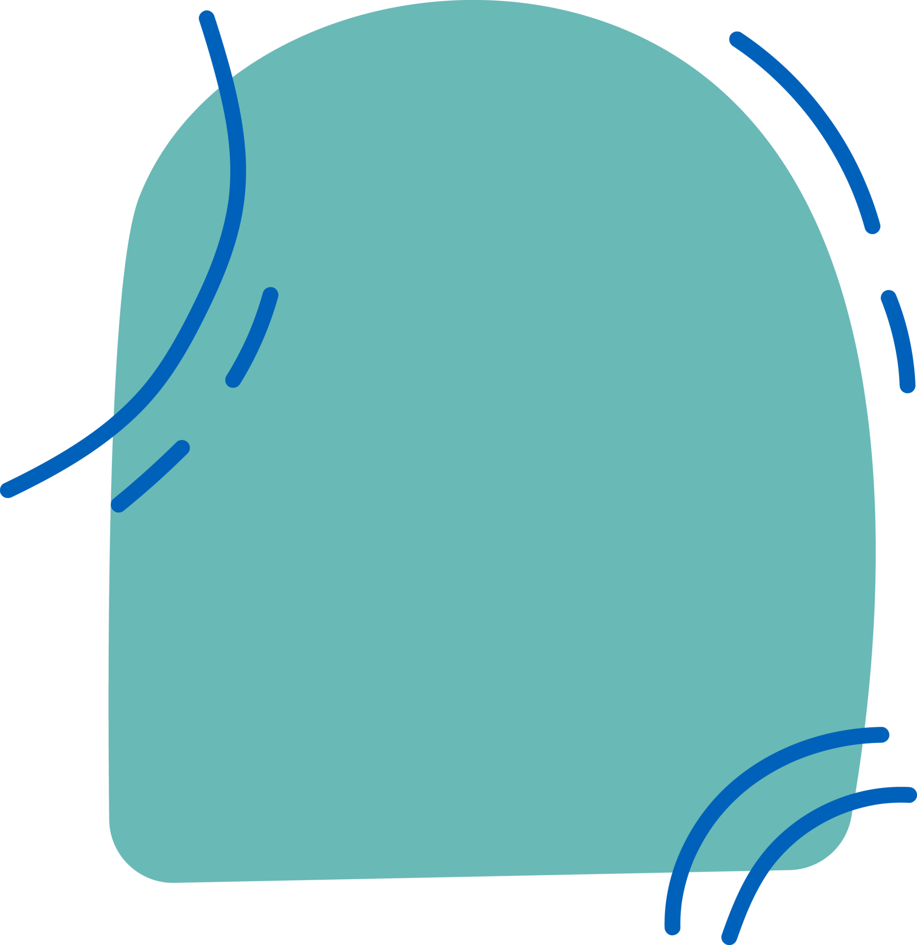 Quote Text Bubble Freestyle Shape Abstract With Green Color And Blue