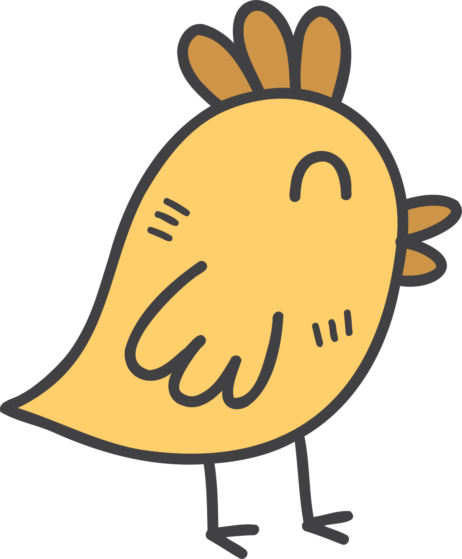 Ilustração De Garota Fofa Desenhada De Mão 12665031 Png