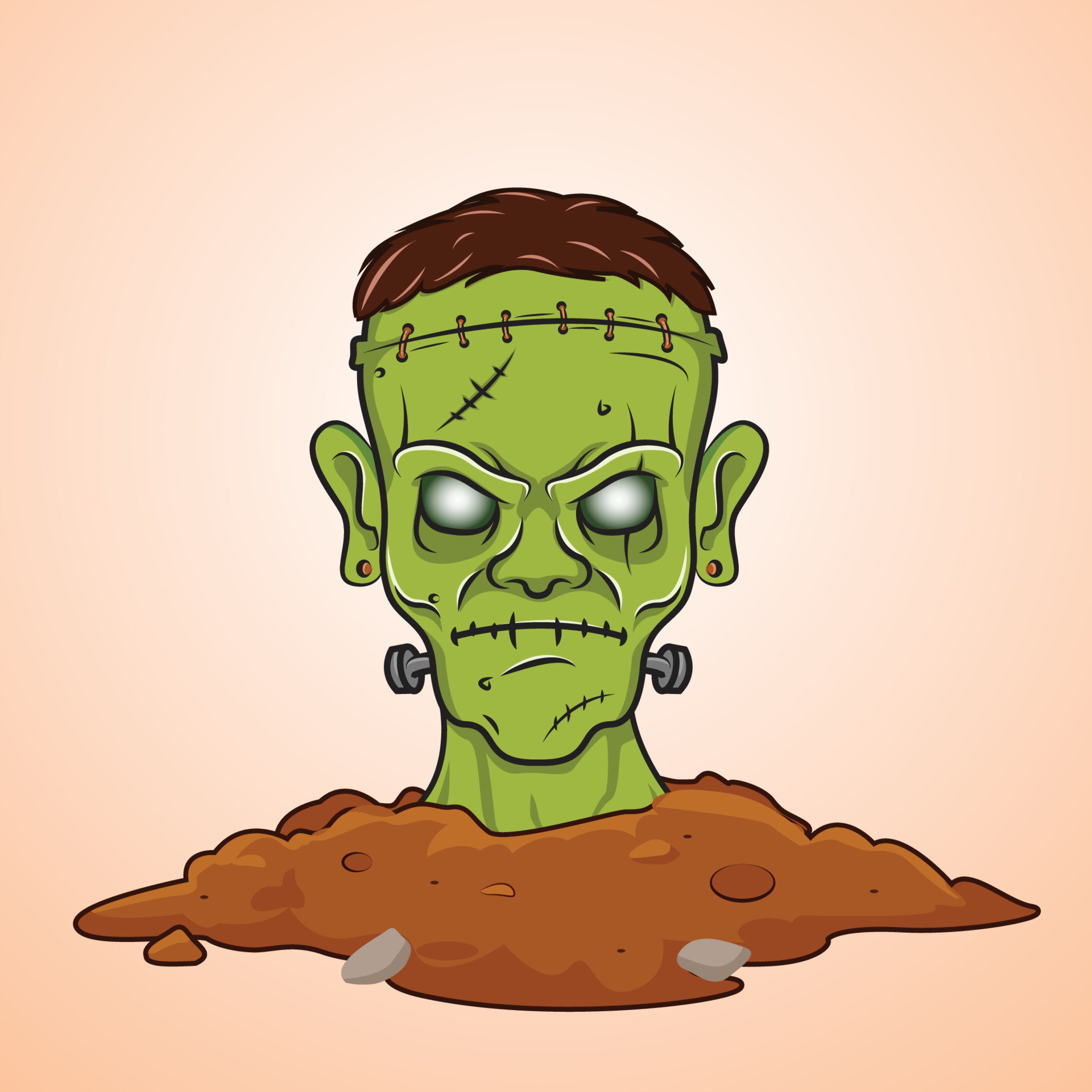 Frankenstein head cartoon premium vector illustration 12666633 Vector ... Frankenstein head cartoon premium vector illustration 12666633 Vector ...