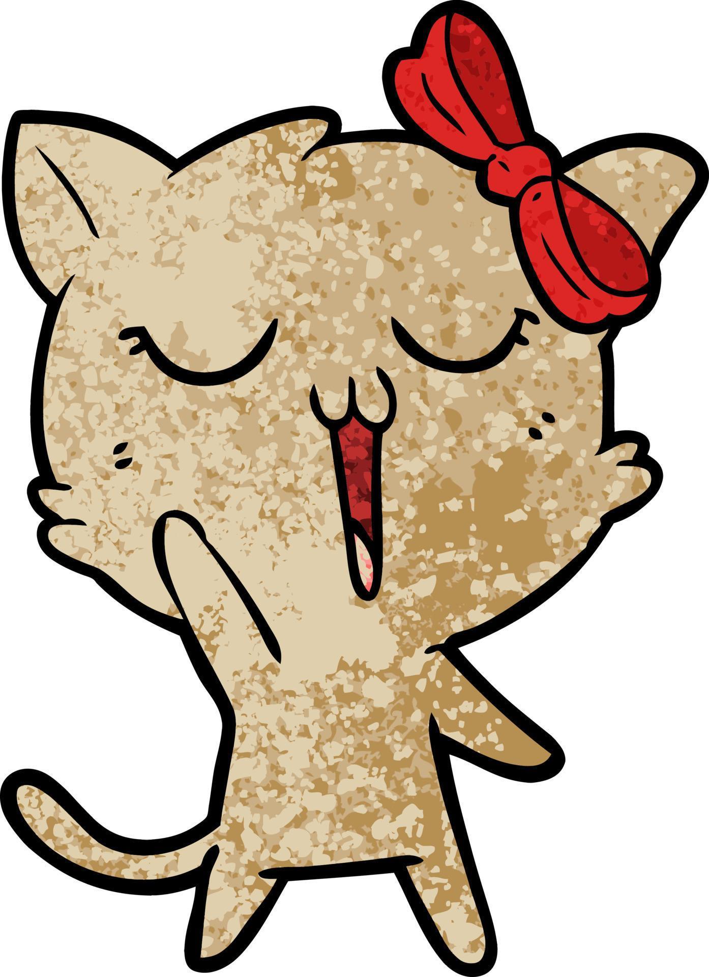 cartoon cat character 12668947 Vector Art at Vecteezy