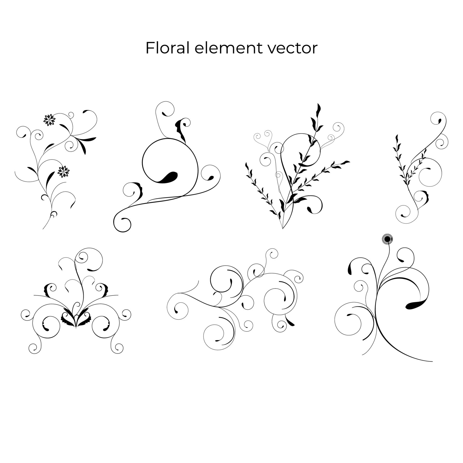 Floral ornament template. Text divider vector. Fit tor frame, border ... Floral ornament template. Text divider vector. Fit tor frame, border ...