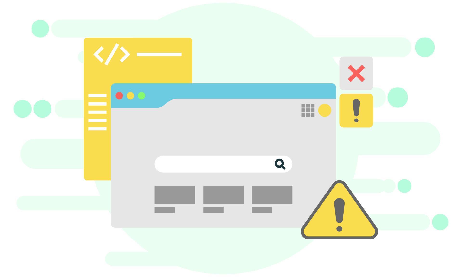 interference with the internet network. browser display not connected ...