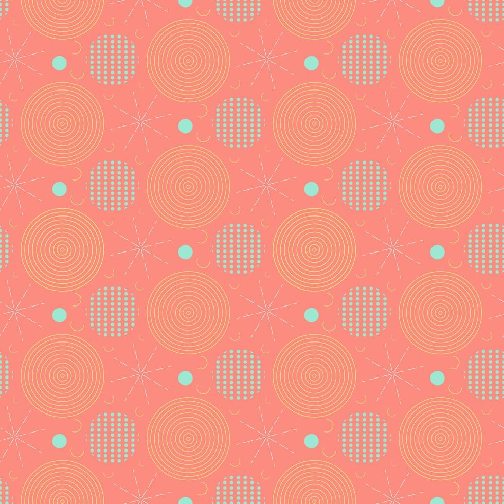 Seamless vector pattern with simple geometric shapes 12672535 Vector ...