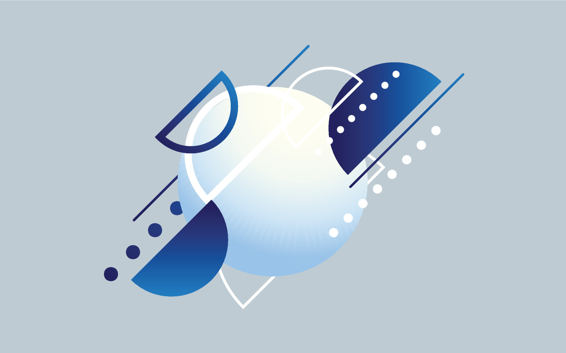 Abstract Blue Modern Technology Background Vector Illustration