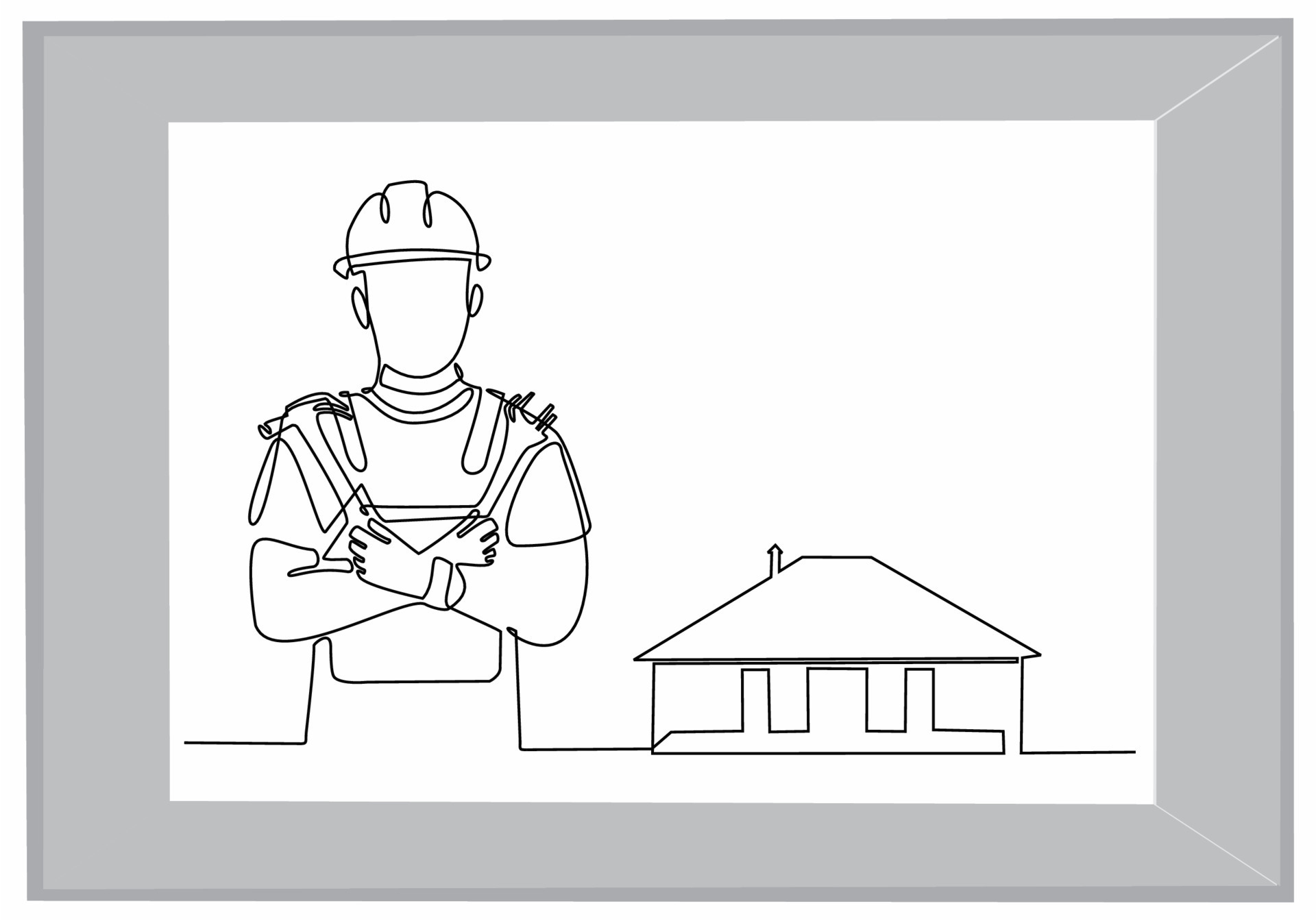 continuous line art 12674586 Vector Art at Vecteezy