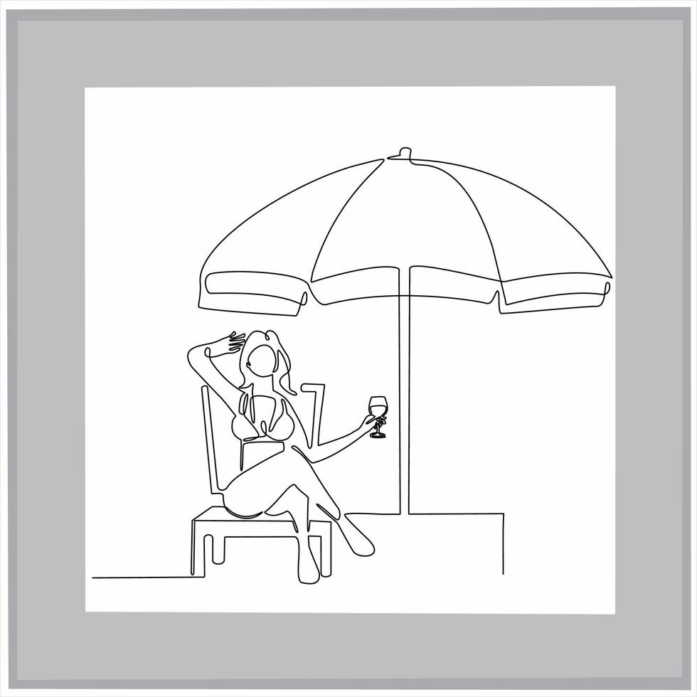 continuous line art 12674593 Vector Art at Vecteezy