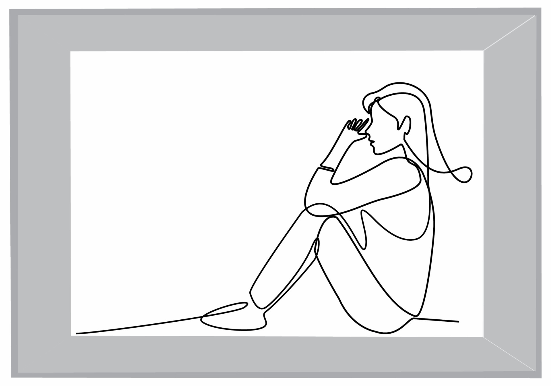 continuous line art 12674597 Vector Art at Vecteezy