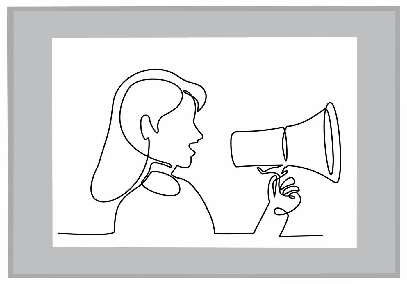 continuous line art 12674599 Vector Art at Vecteezy