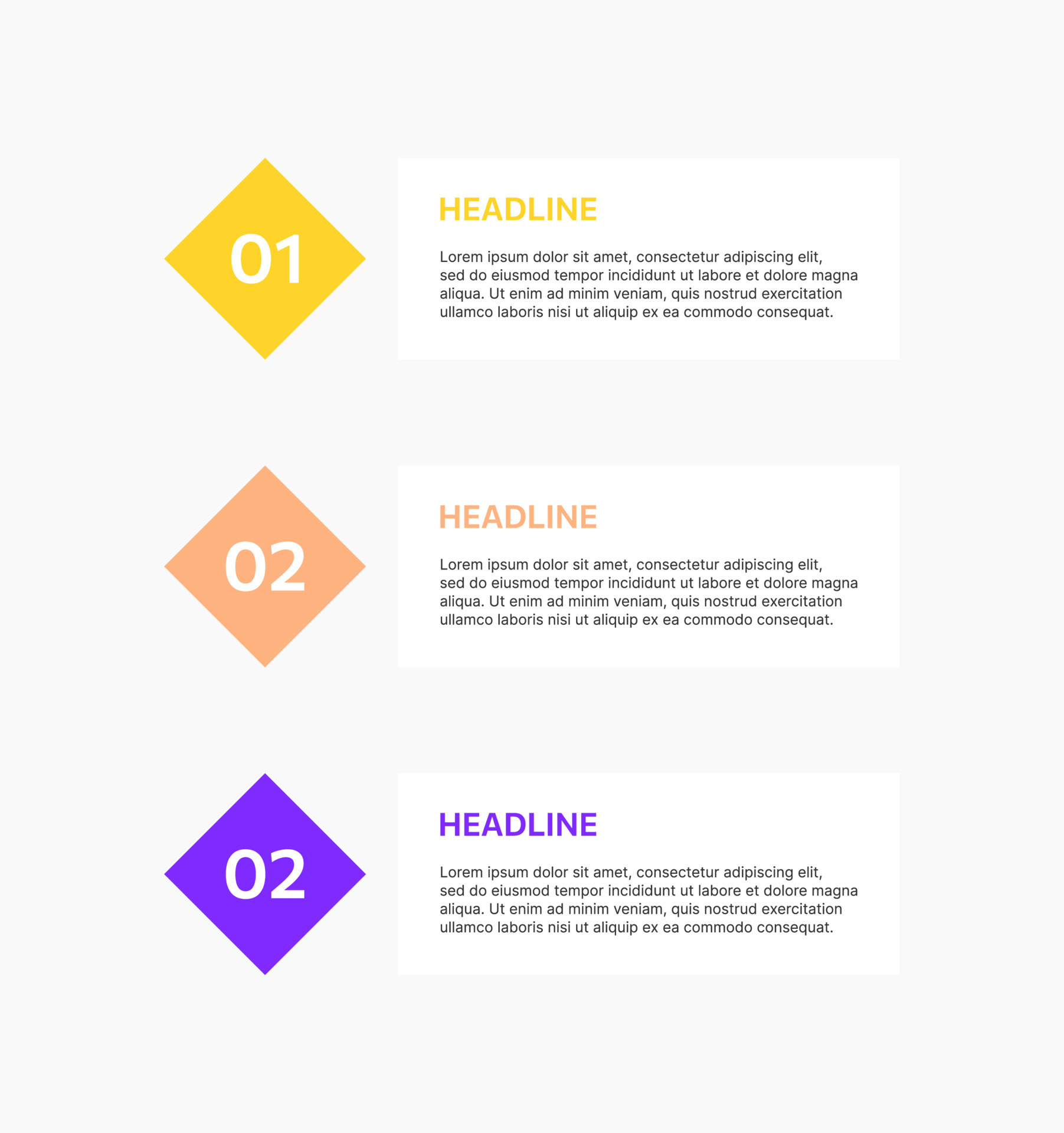 Business infographic timeline with 3 steps option. Business infographic template. Presentation ...