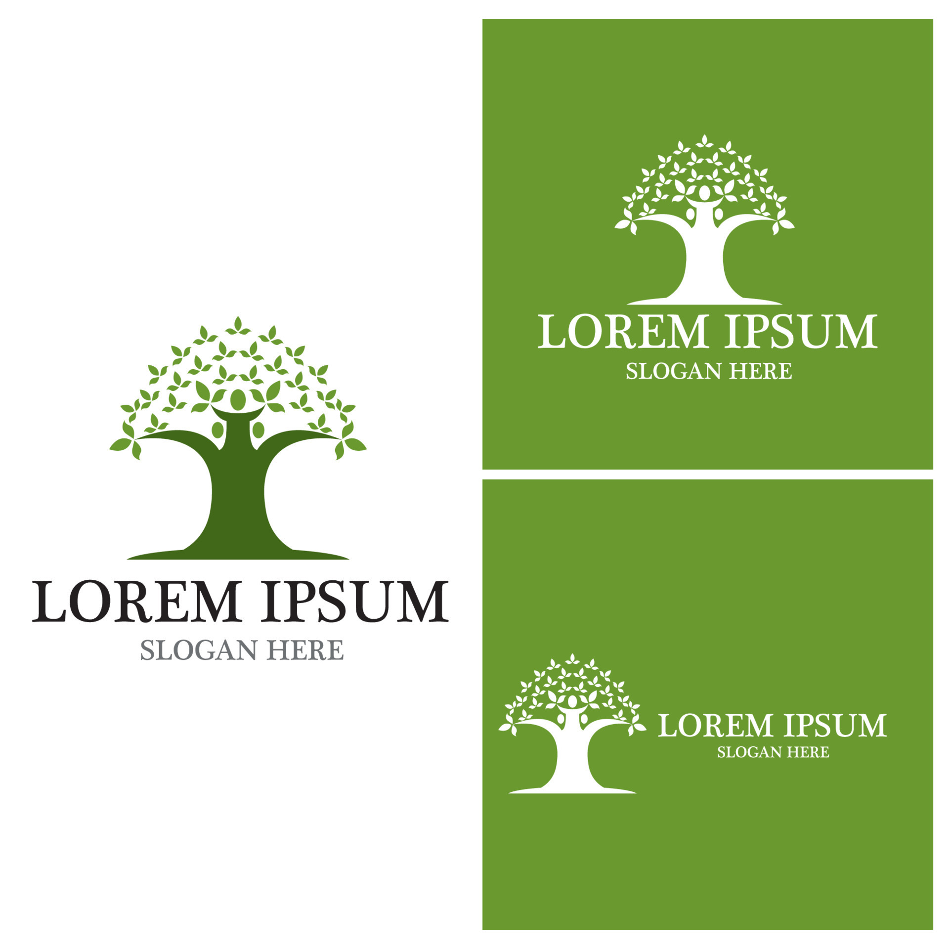 Tree icon and symbol vector template 12682545 Vector Art at Vecteezy