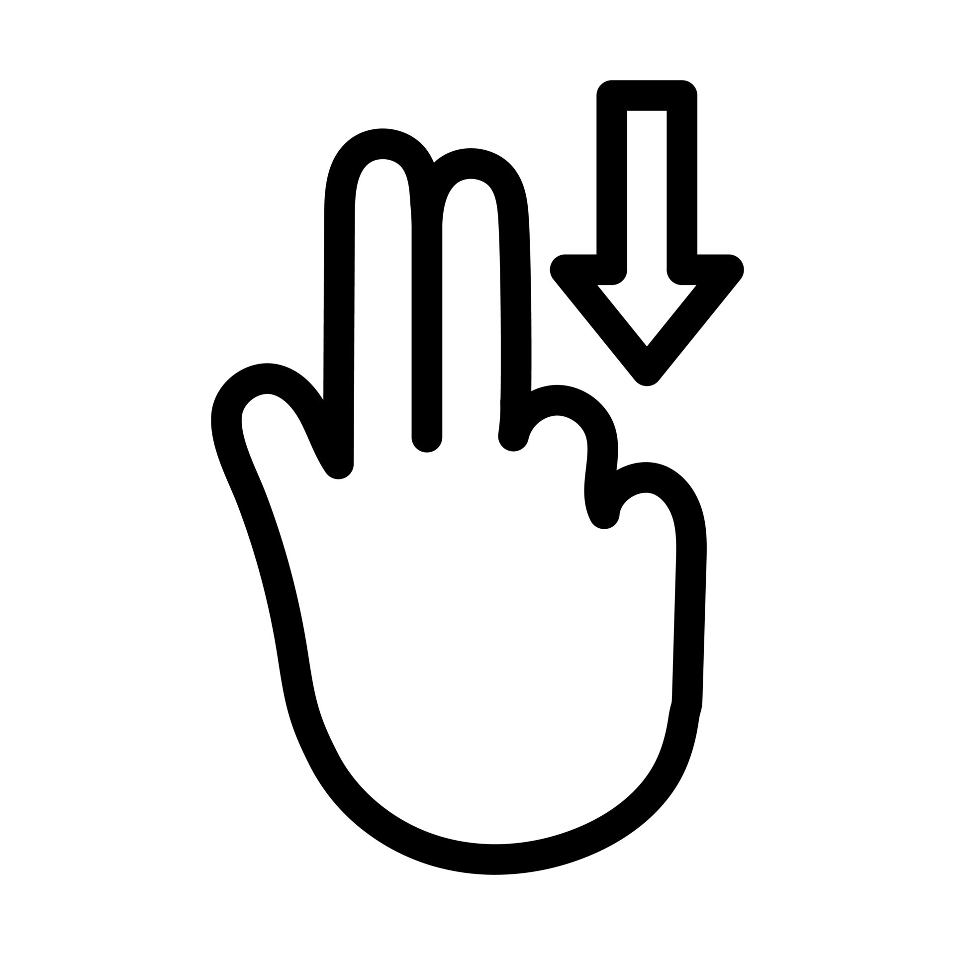 Scroll Down Icon Design 12686661 Vector Art at Vecteezy Scroll Down Icon Design 12686661 Vector Art at Vecteezy