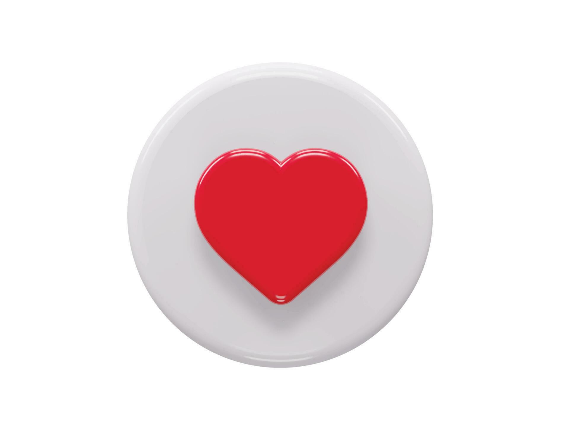 Love React Icon 3d Render 12688957 Vector Art At Vecteezy