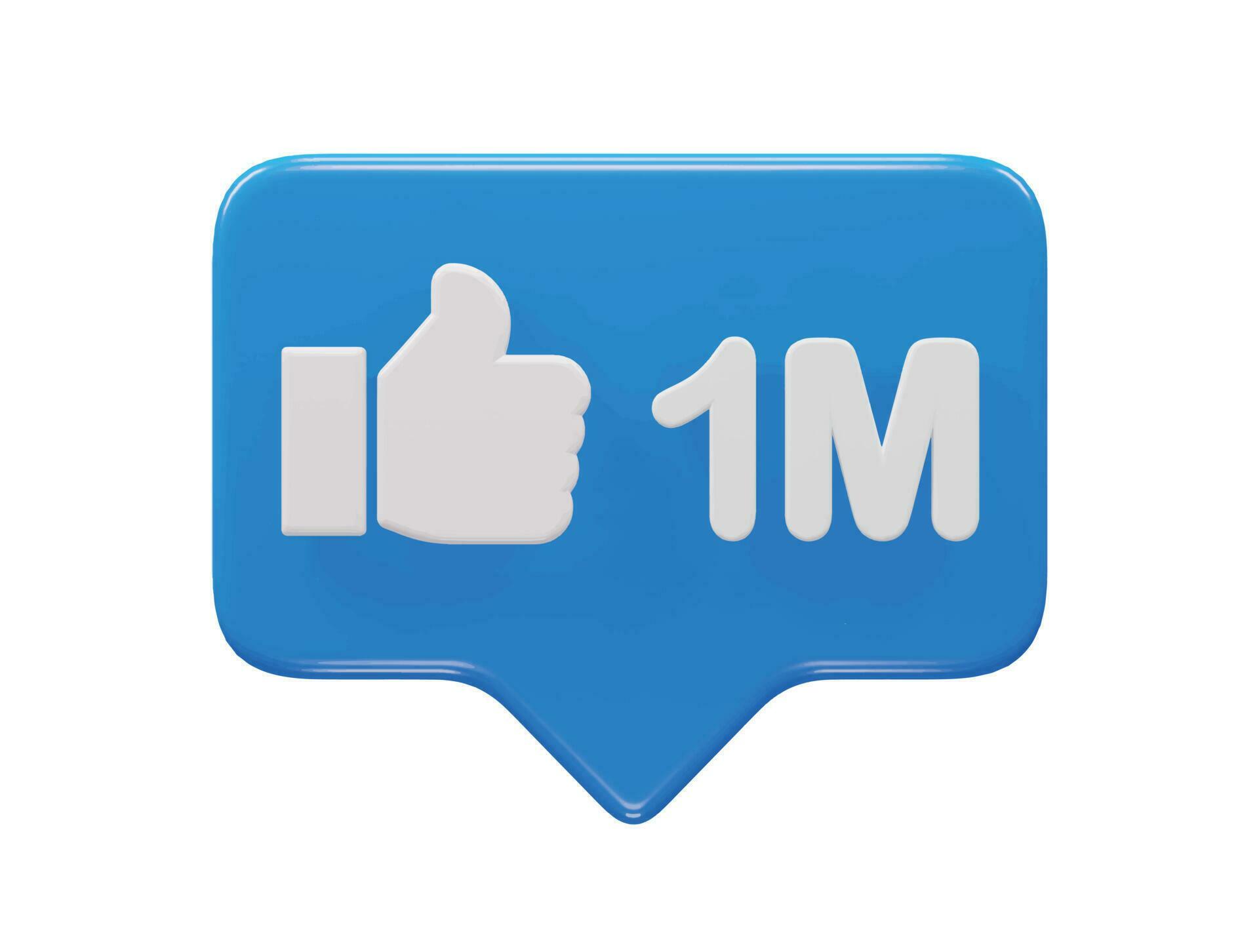 Like react icon 3d render vector 12689014 Vector Art at Vecteezy