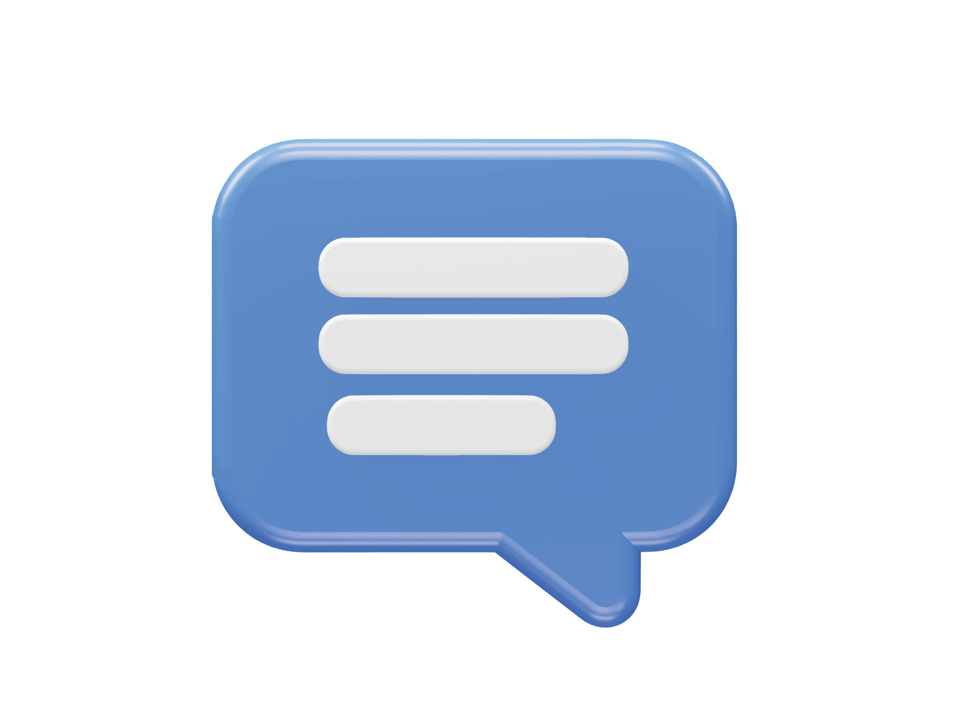 icono de mensaje 3d 12689031 Vector en Vecteezy