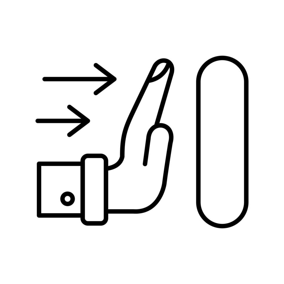Push Vector Icon 12694700 Vector Art At Vecteezy