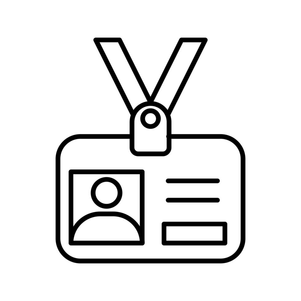Id Card Vector Icon 12694799 Vector Art At Vecteezy