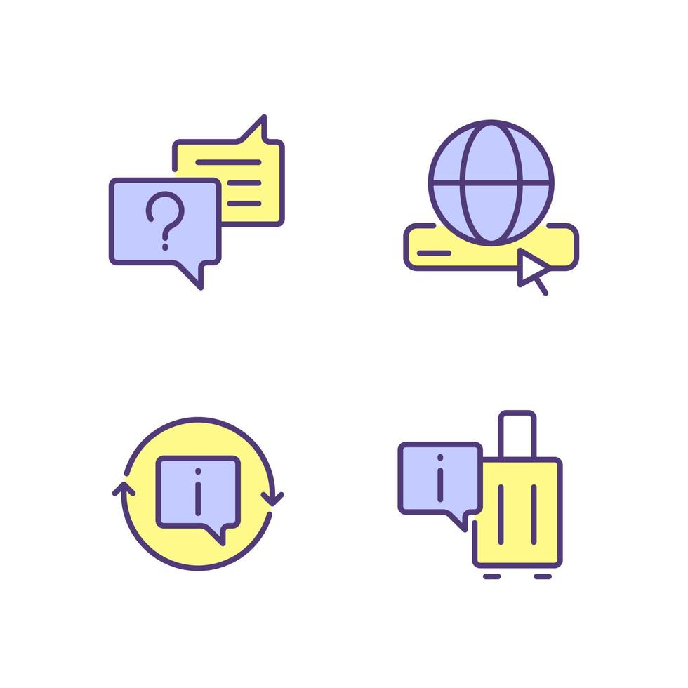 Actual information for customers pixel perfect RGB color icons set ... Actual information for customers pixel perfect RGB color icons set ...