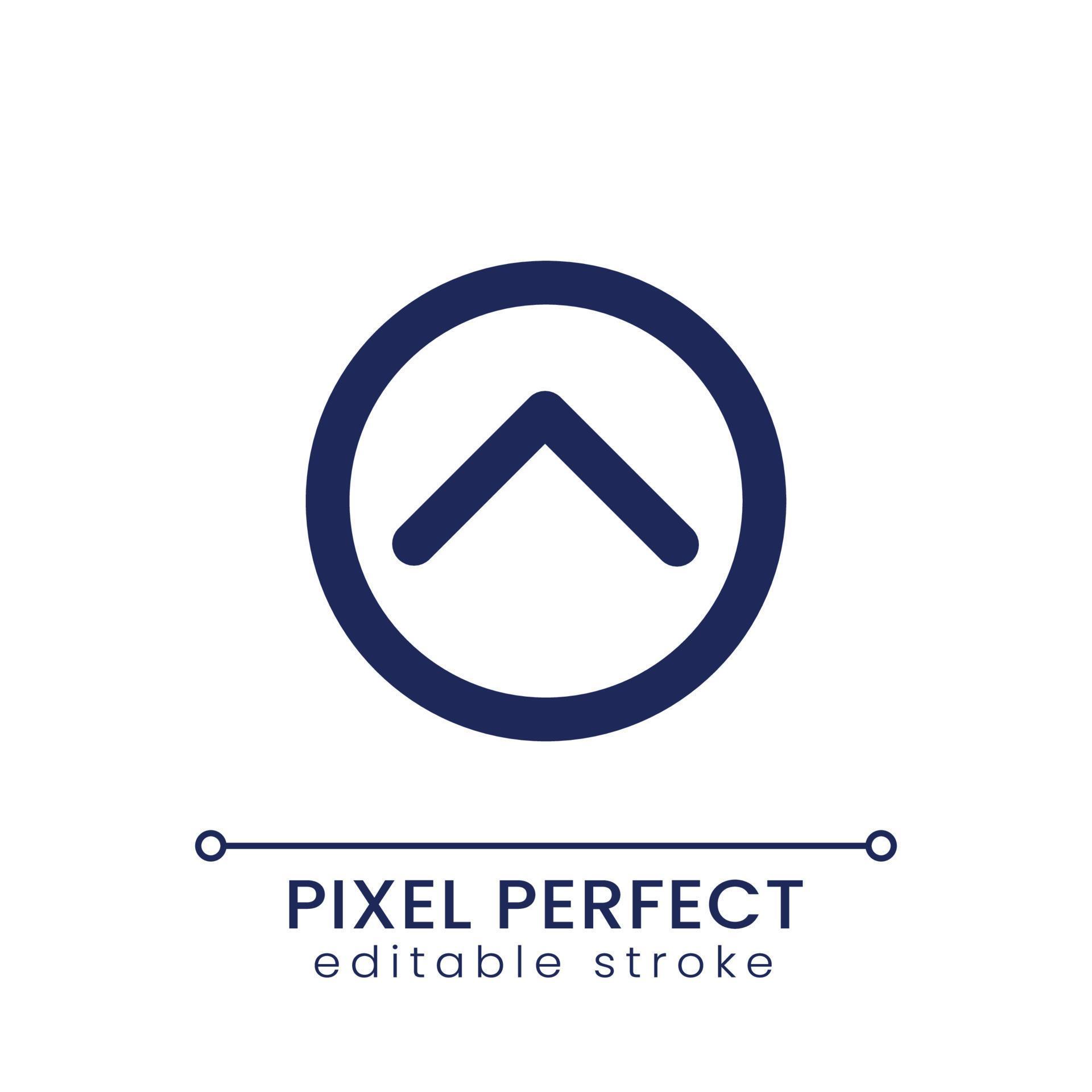 Upward Direction Arrow Pixel Perfect Linear Ui Icon Upload Content