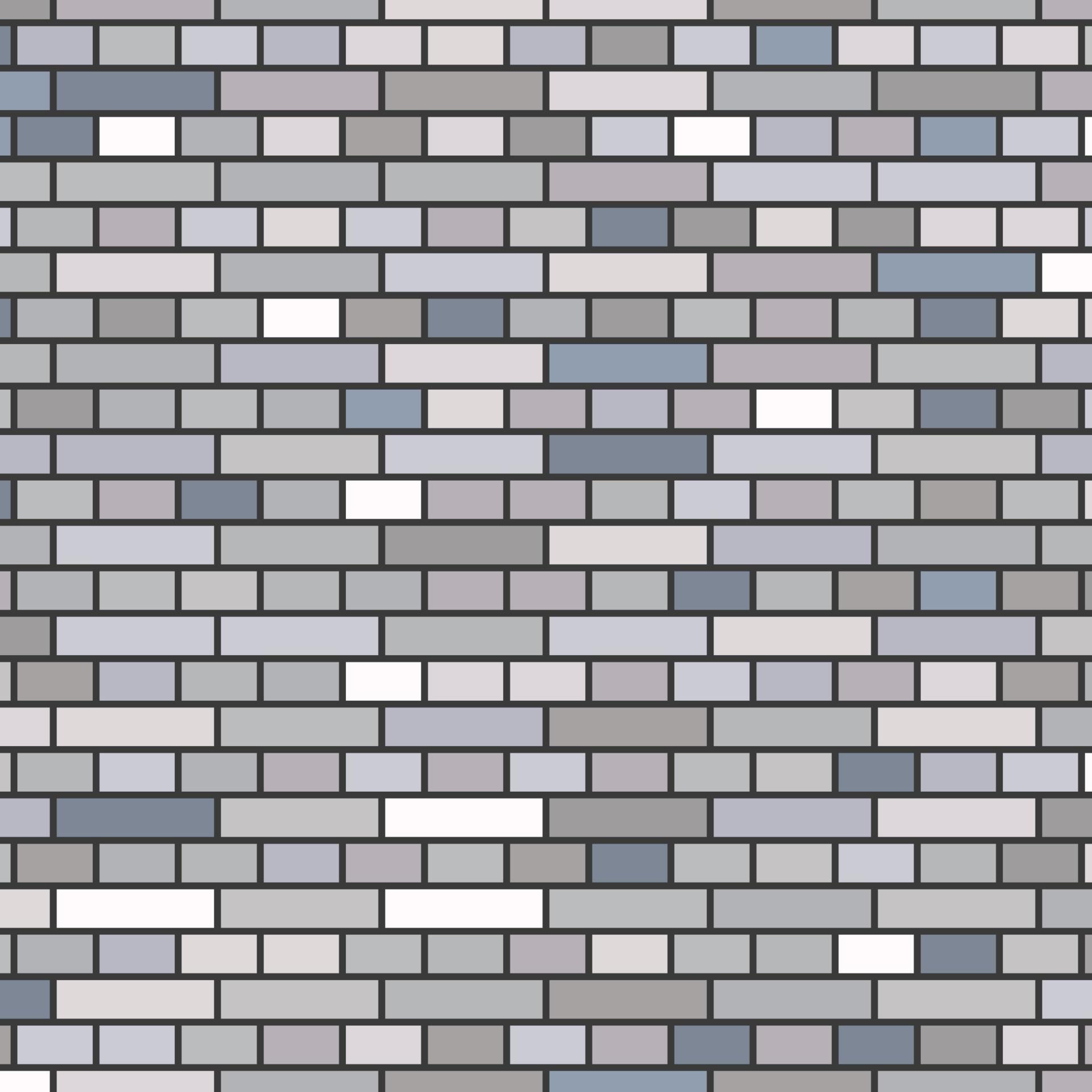 Grey brick wall background. Vector illustration 12695468 Vector Art at ...