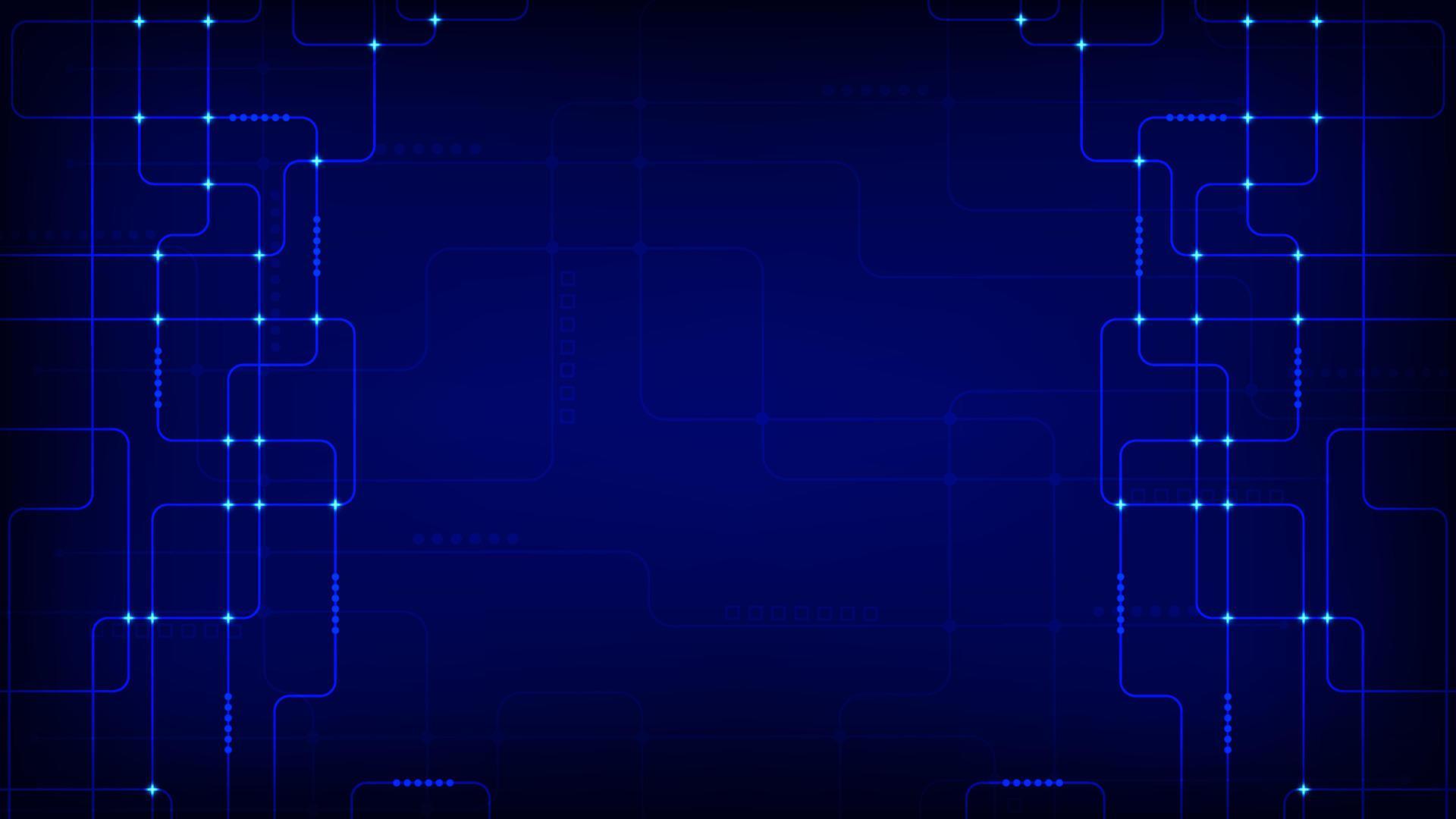 Vector Network Technology Circle Line Abstract Communication Concept