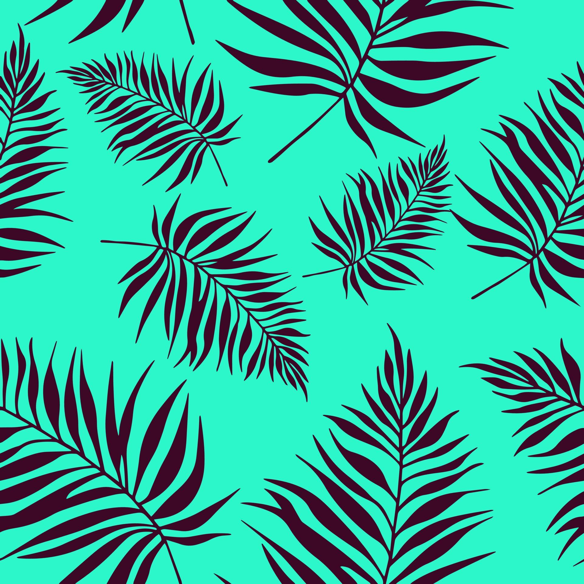 leaf repeat pattern 12696538 Vector Art at Vecteezy