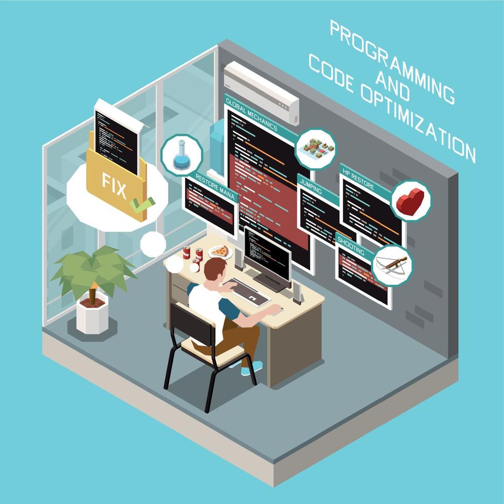 Game Development Concept Illustration 12696836 Vector Art At Vecteezy