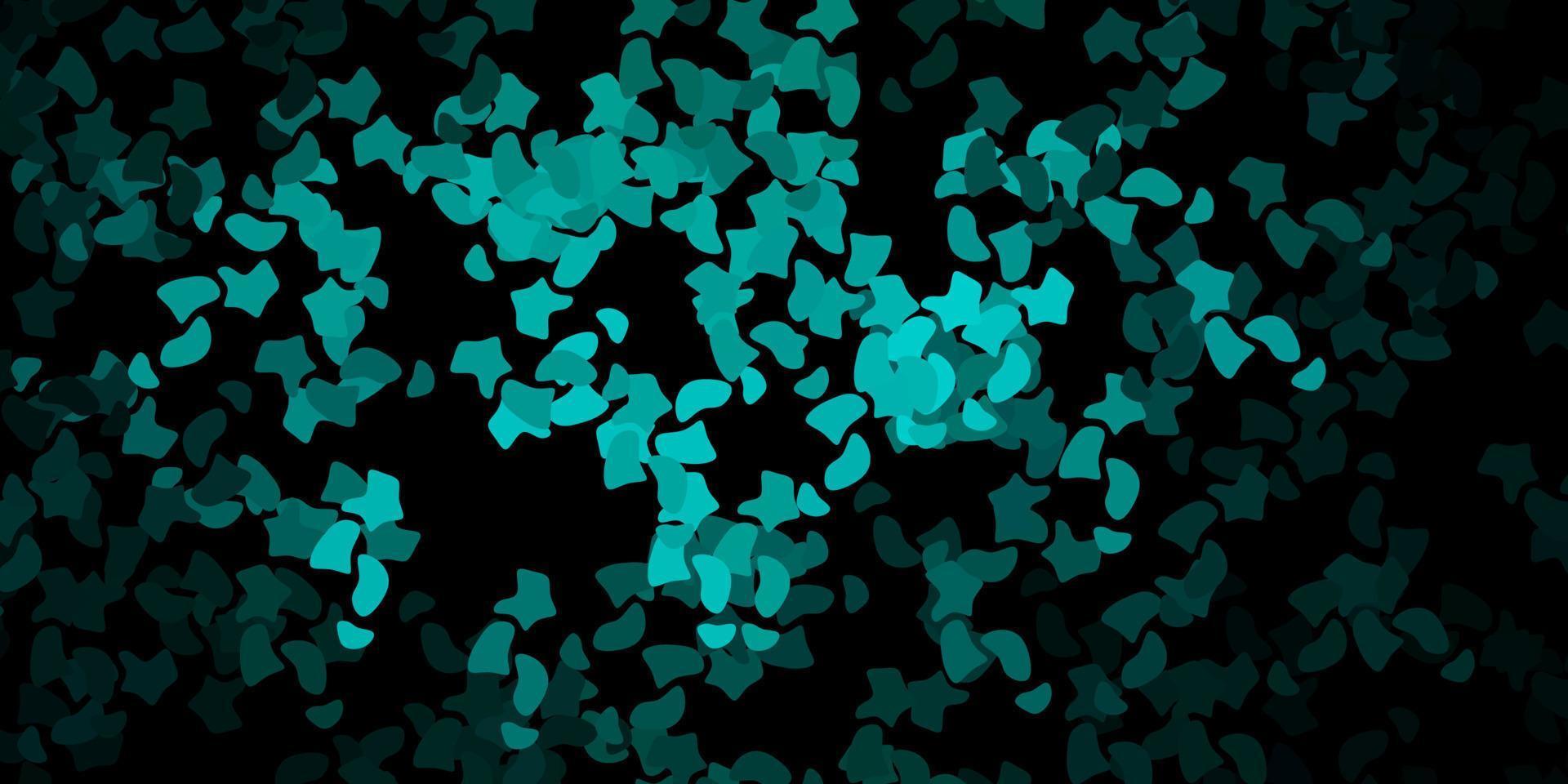 Dark Green Vector Background With Random Forms 12698350 Vector Art At