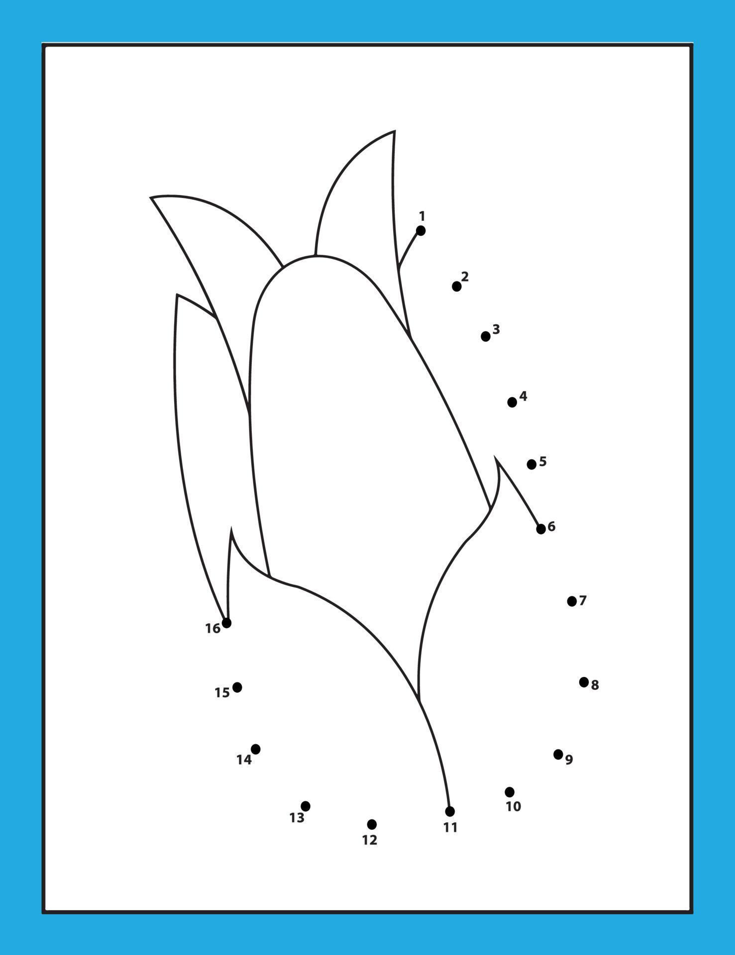 Dot To Dot Autumn Activity 12699586 Vector Art at Vecteezy