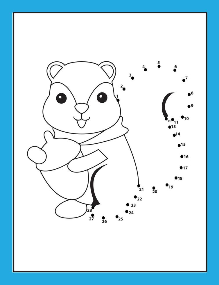 Dot To Dot Autumn Activity 12699587 Vector Art at Vecteezy