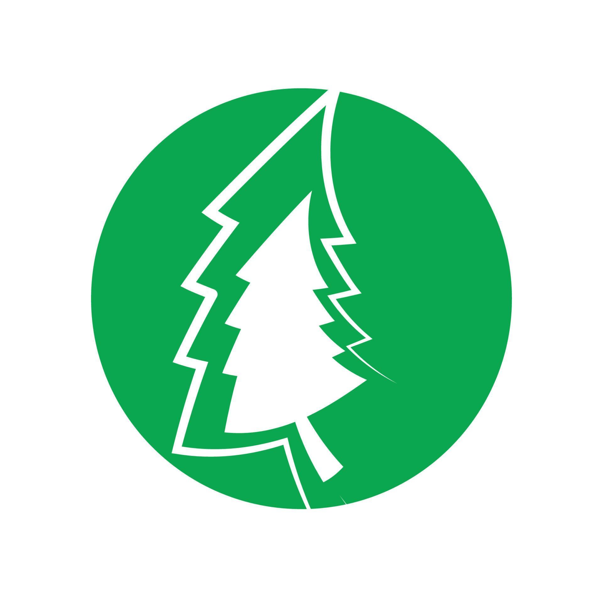 Pine tree illustration vector flat design template 12702276 Vector Art ...