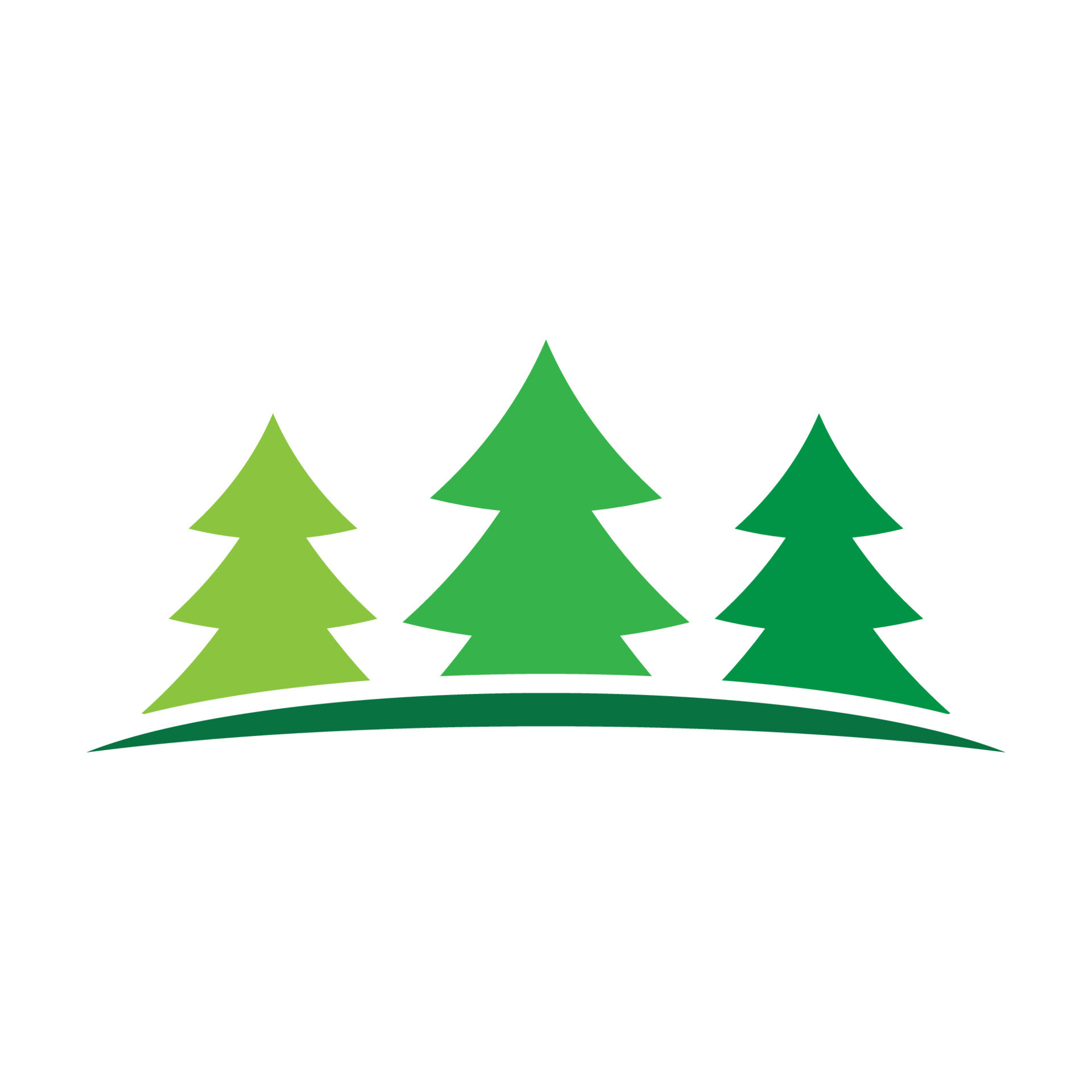 Pine tree illustration vector flat design template 12702311 Vector Art ...