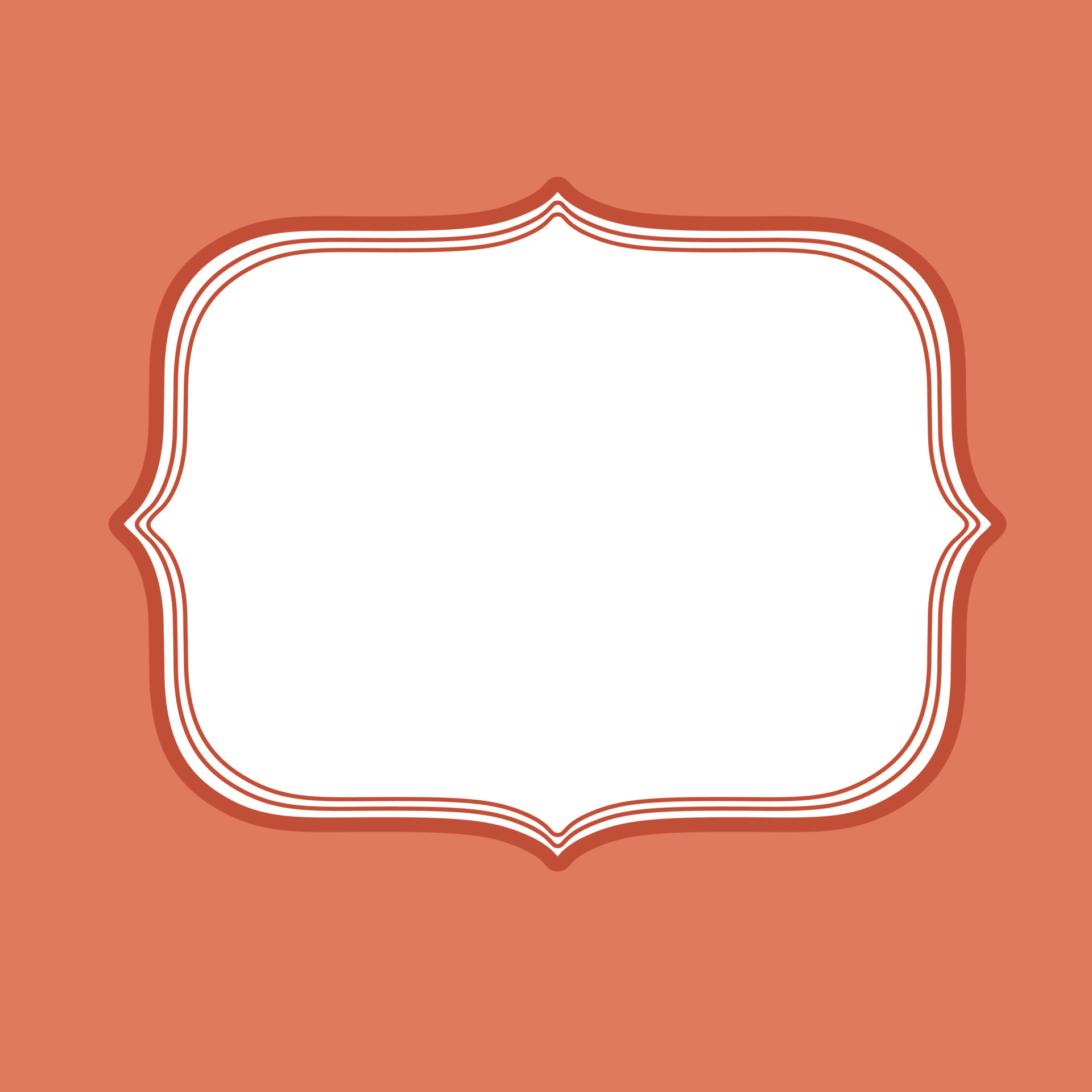 Abstract Text Box Design With Your Text Eps 10 Stock Vector