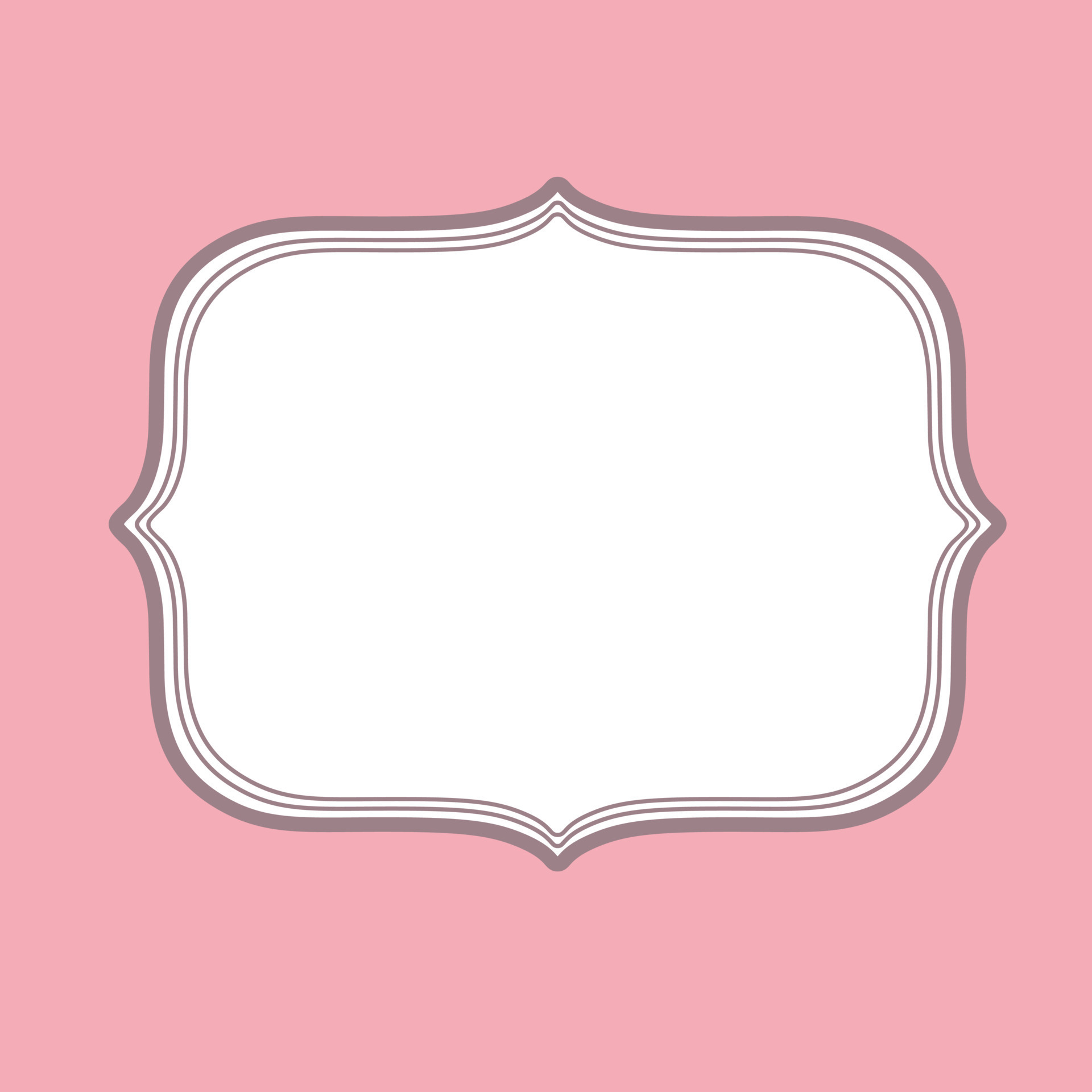 Abstract Text Box Design With Your Text Eps 10 Stock Vector