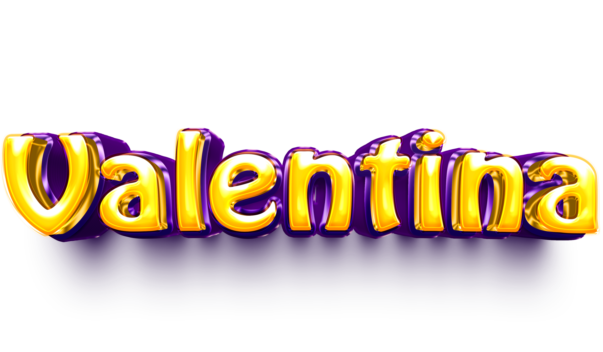 Name Of Girls Bubbly Celebration Decoration Hanging Air Balloon Shiny