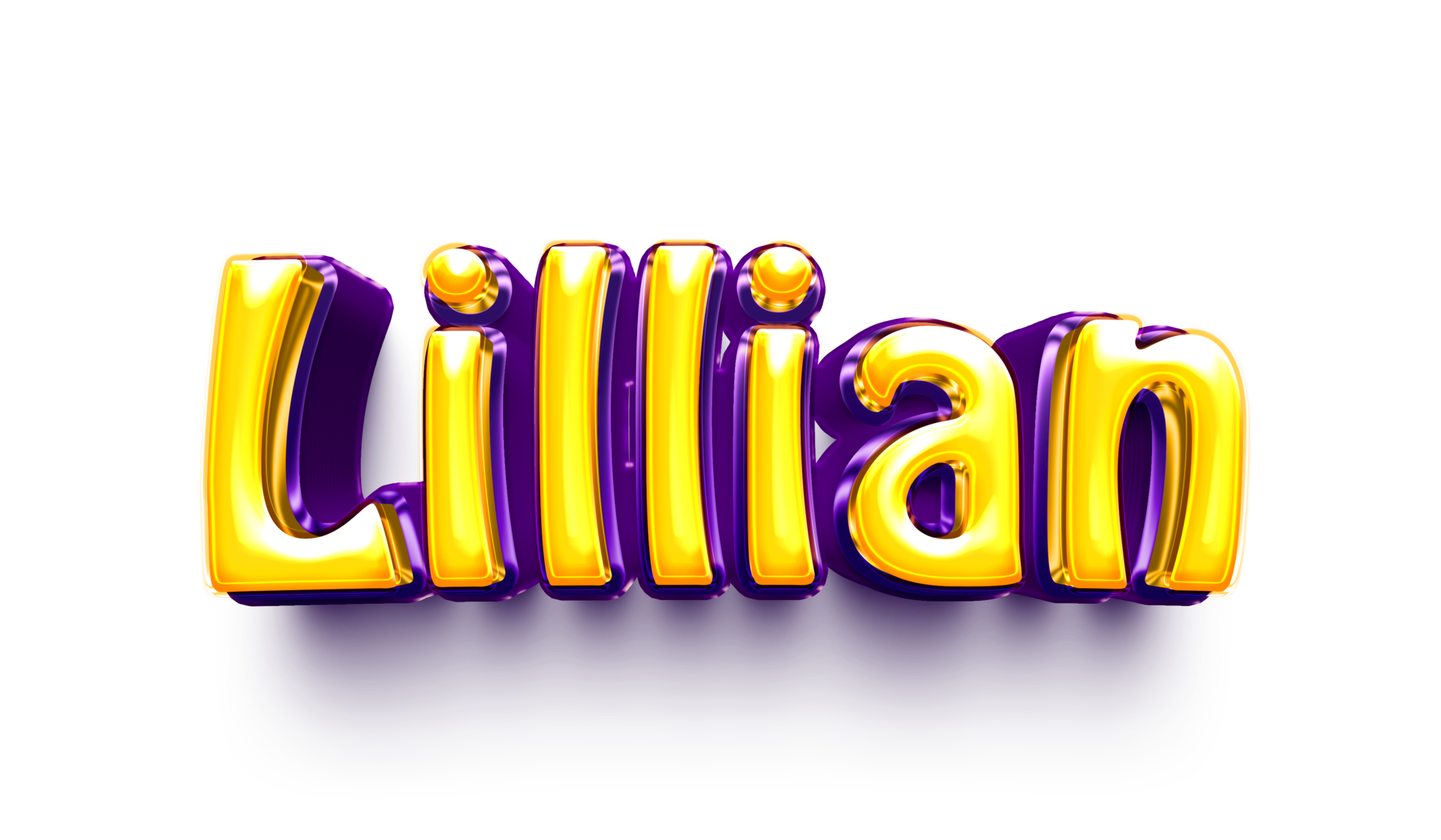 Name Of Girls Bubbly Celebration Decoration Hanging Air Balloon Shiny