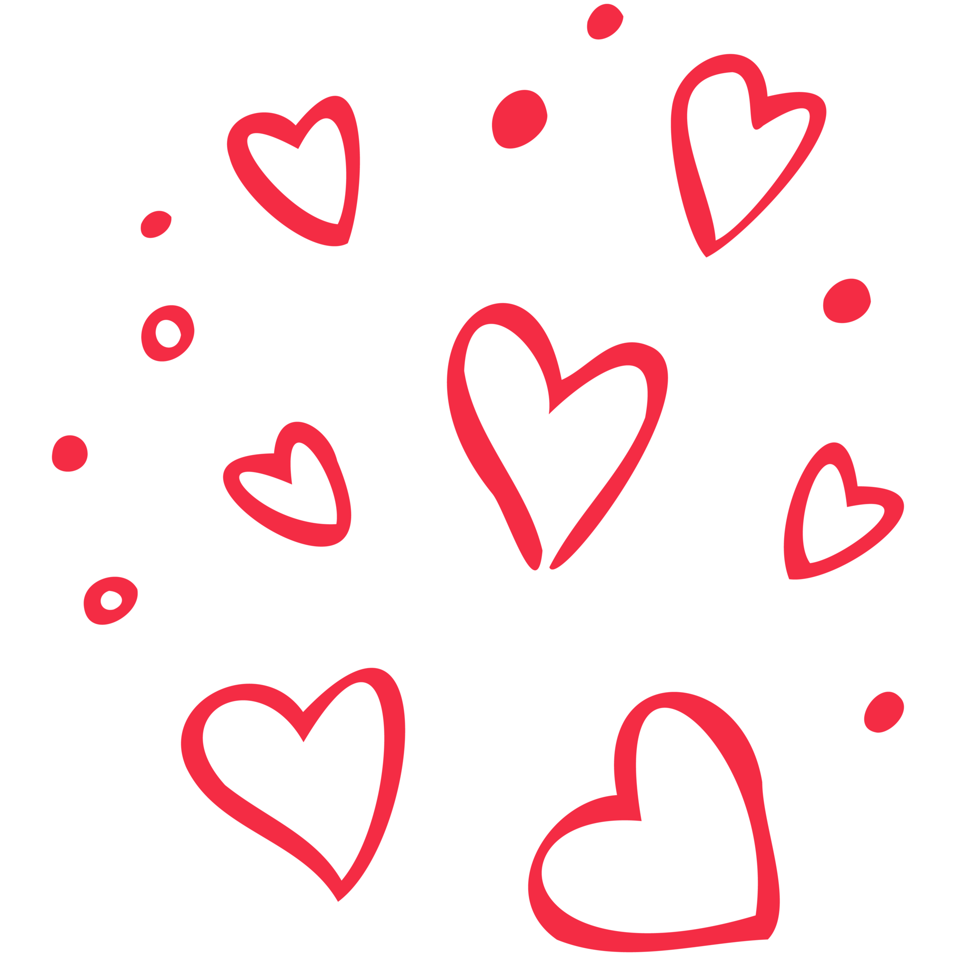 Simple red heart, hand drawn illustration in doodle style. Valentine's ...