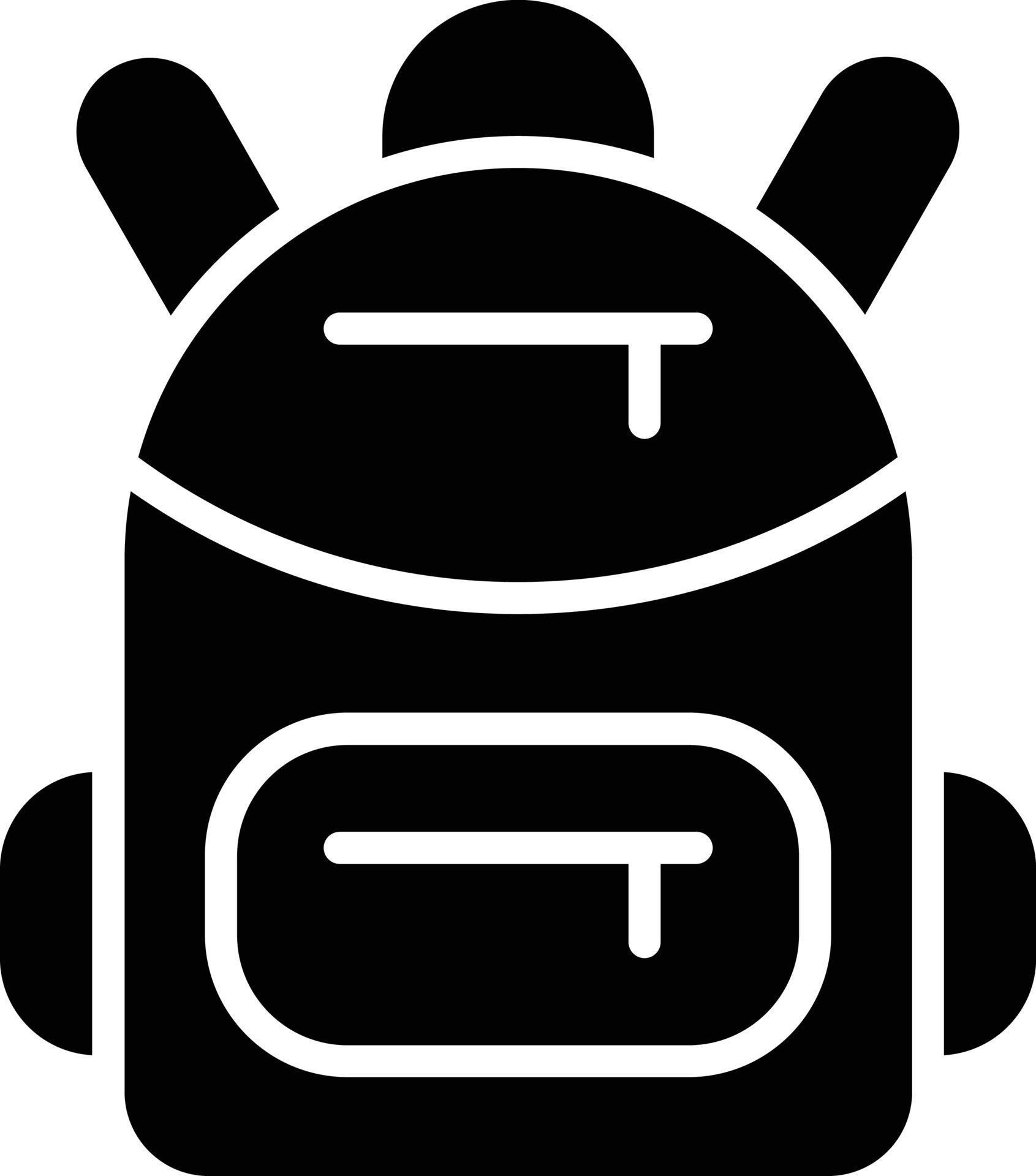 Bagpack Icon Style 12708300 Vector Art at Vecteezy