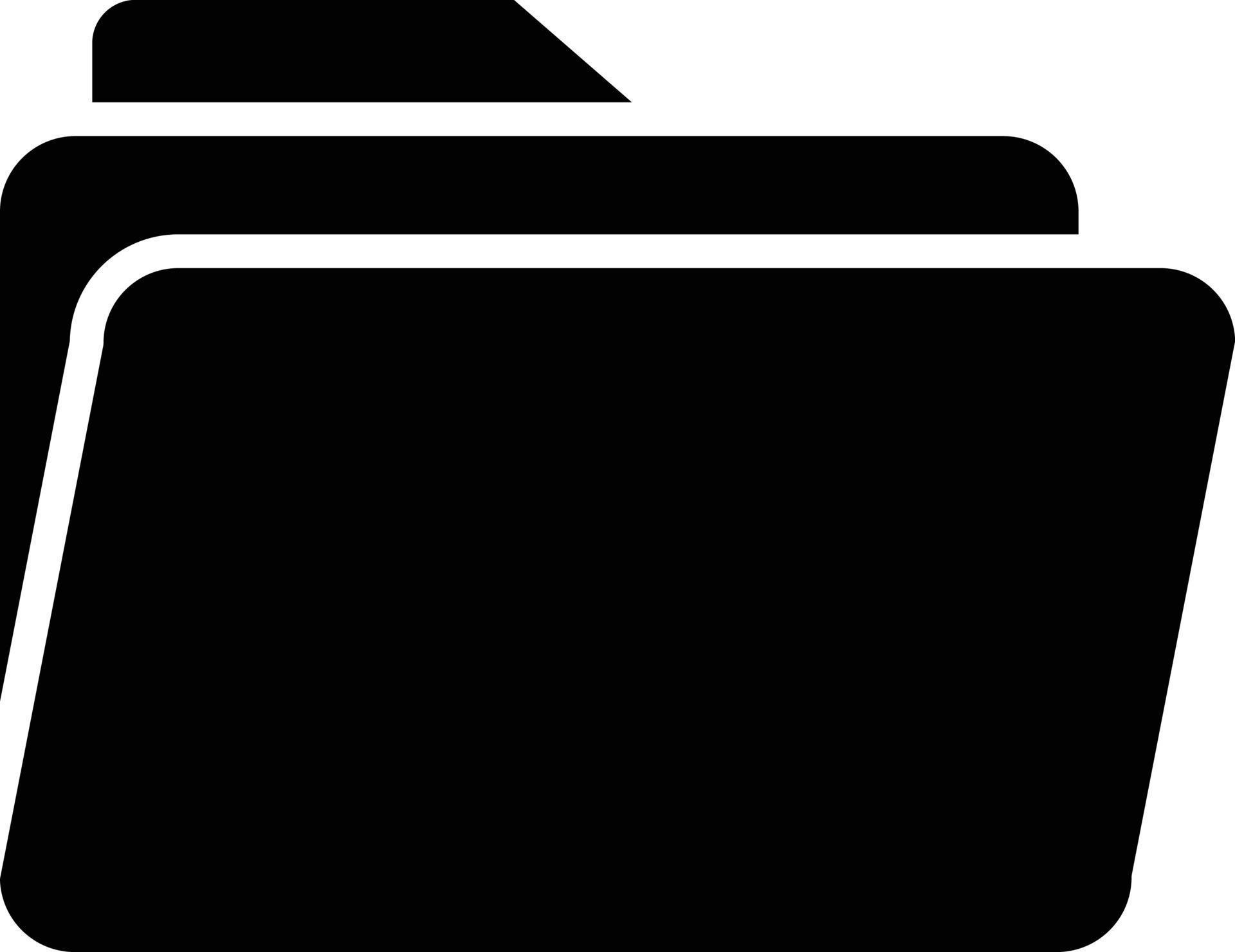 Folder Icon Style 12708388 Vector Art at Vecteezy