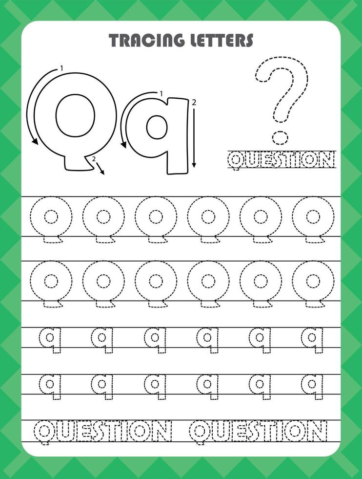 Lowercase Q Handwriting