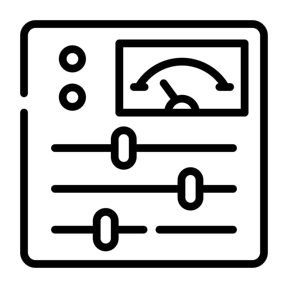 System control line icon is up for premium use 12710216 Vector Art at ...